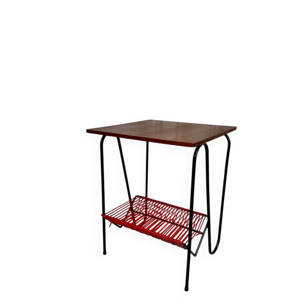 Table d’appoint scoubidou pour vinyles | Selency