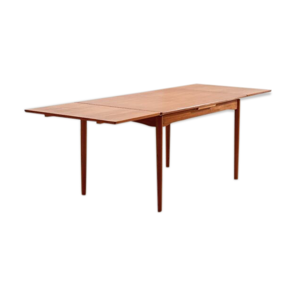 Table à manger danoise extensible en teck | Selency