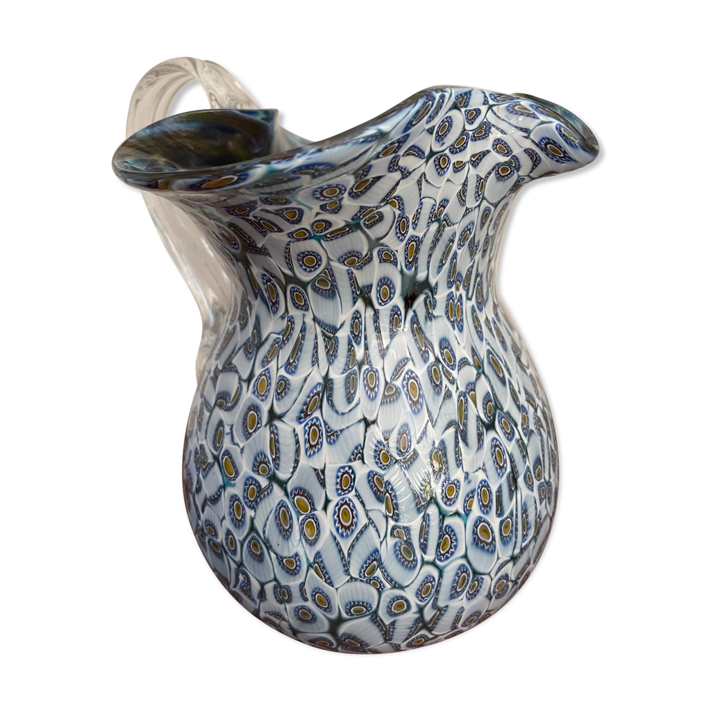 Pichet millefiori Murano vintage | Selency