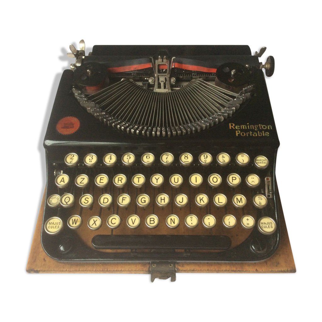 Machine à écrire ancienne Remington portable | Selency