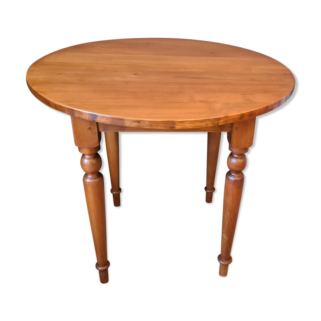 Table ronde merisier | Selency