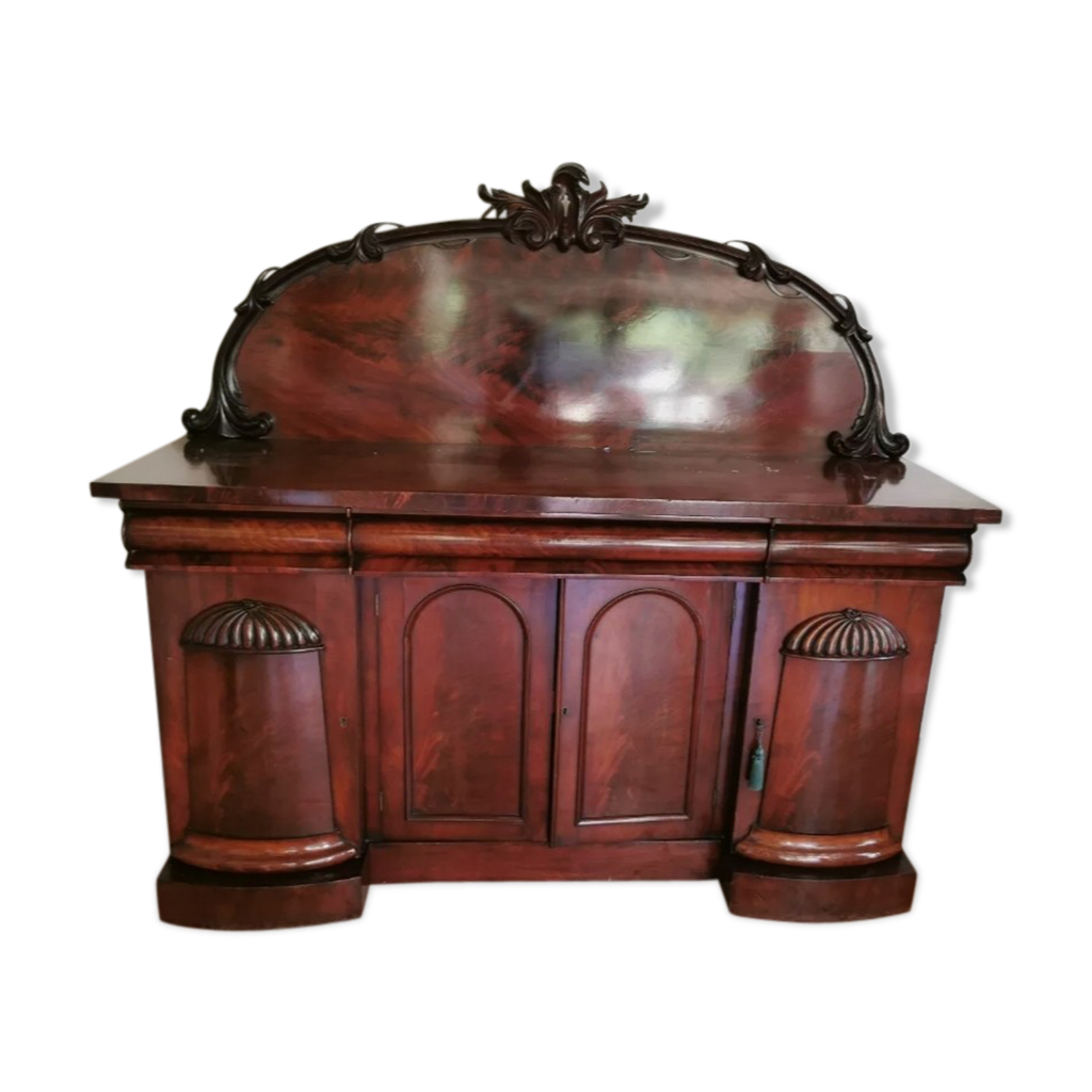 Meuble buffet desserte ancien en acajou de style anglais coloniale ...