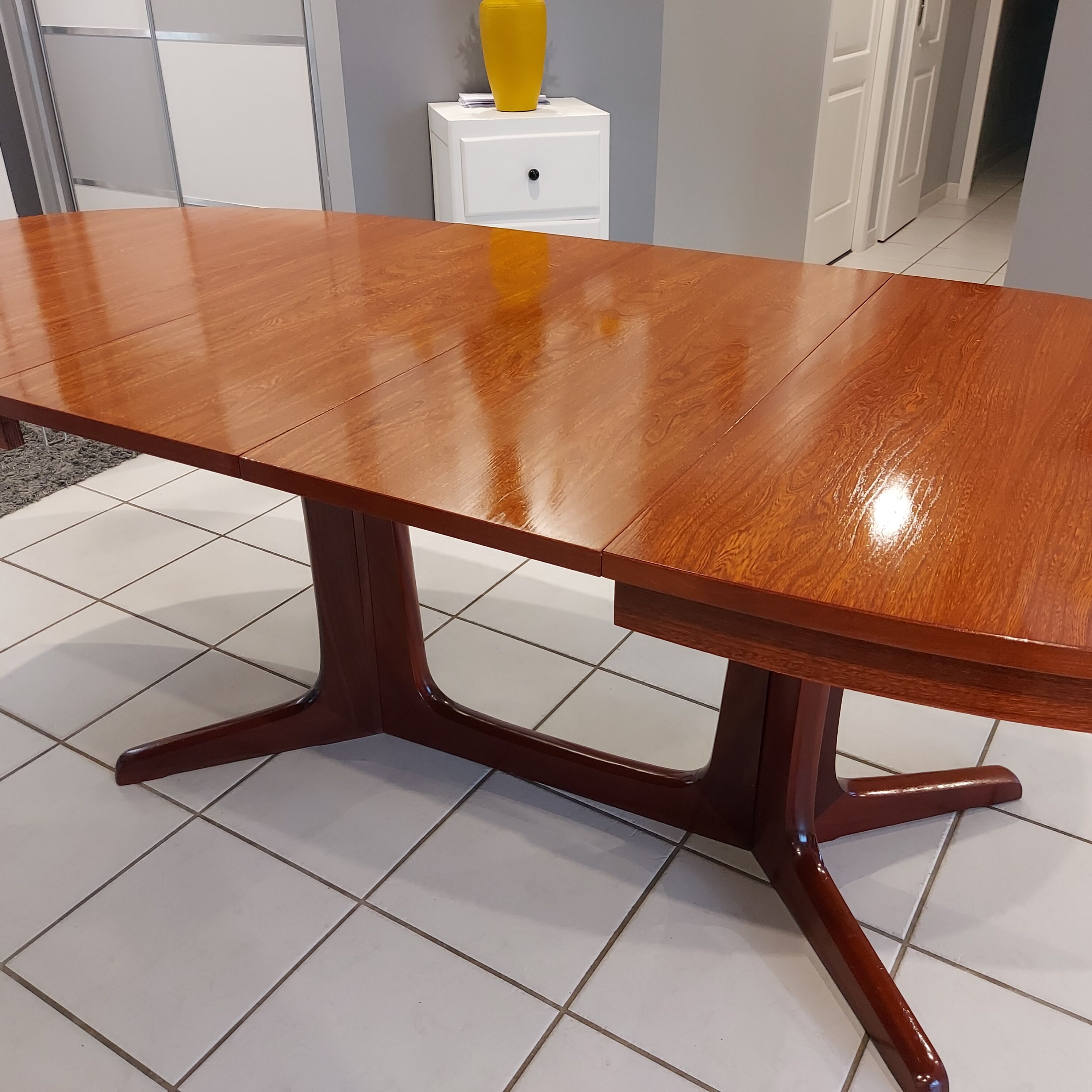 Table extensible maison Baumann vintage années 1970 | Selency