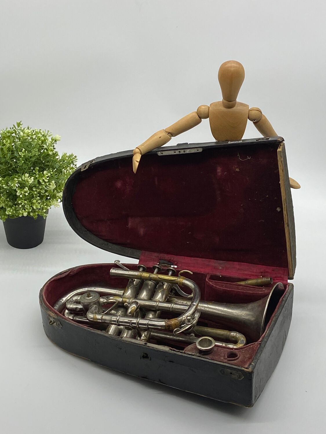 Trompette 🎺 , instrument de musique , Couesnon, a piston, cuivre | Selency