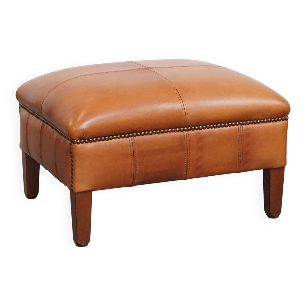 Pouf En Cuir