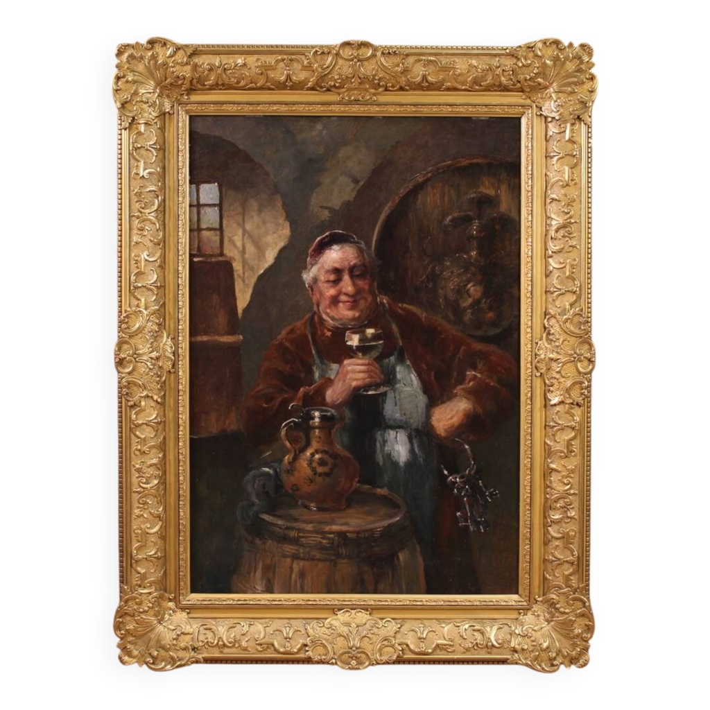 Tableau du XIXe siècle signé C. Huber | Selency