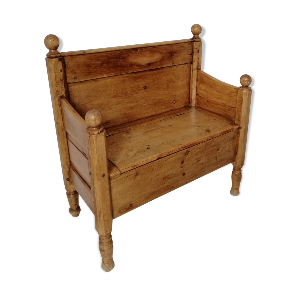 Banc coffre ancien | Selency