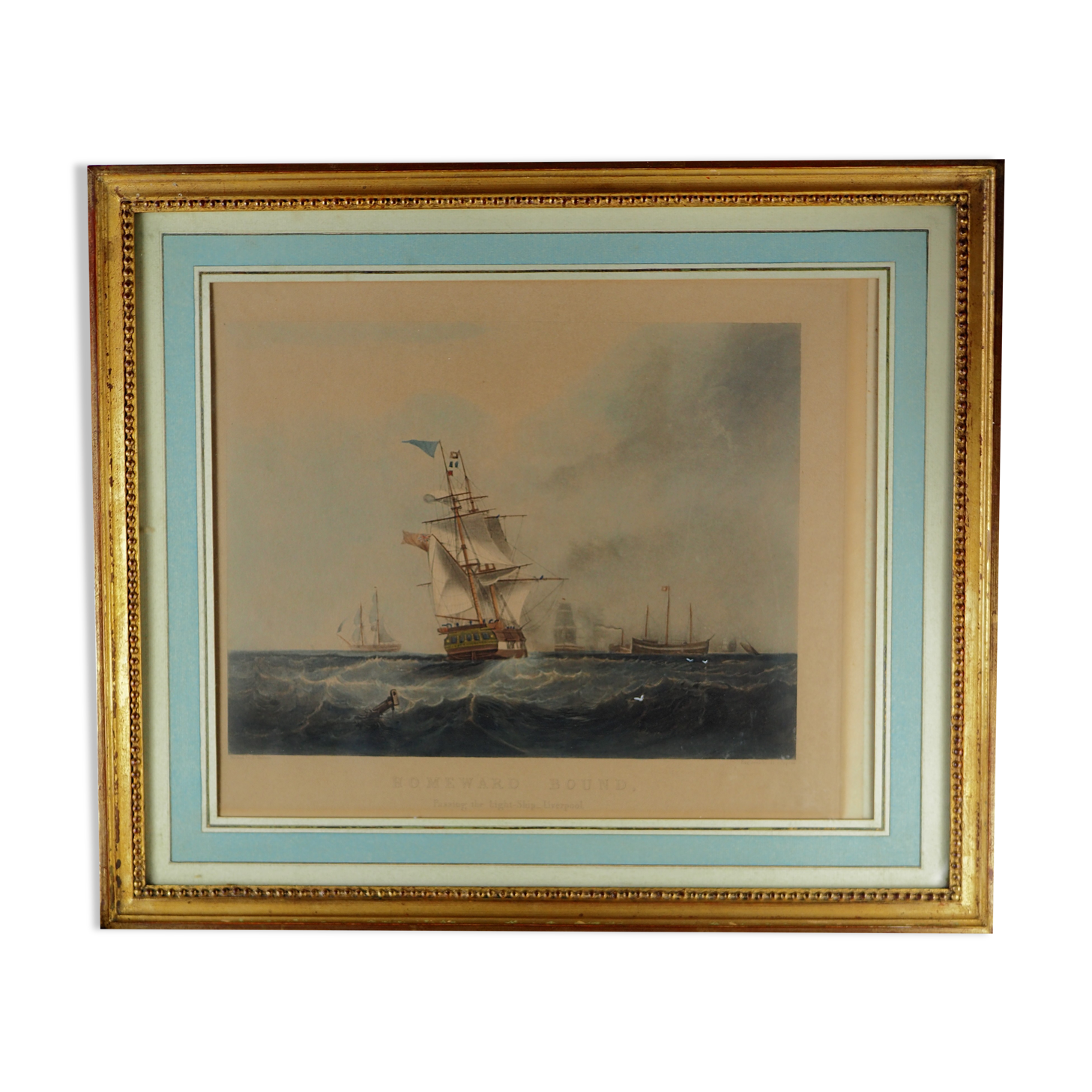 Samuel Walters - gravure de H. Papprill - 1860 | Selency