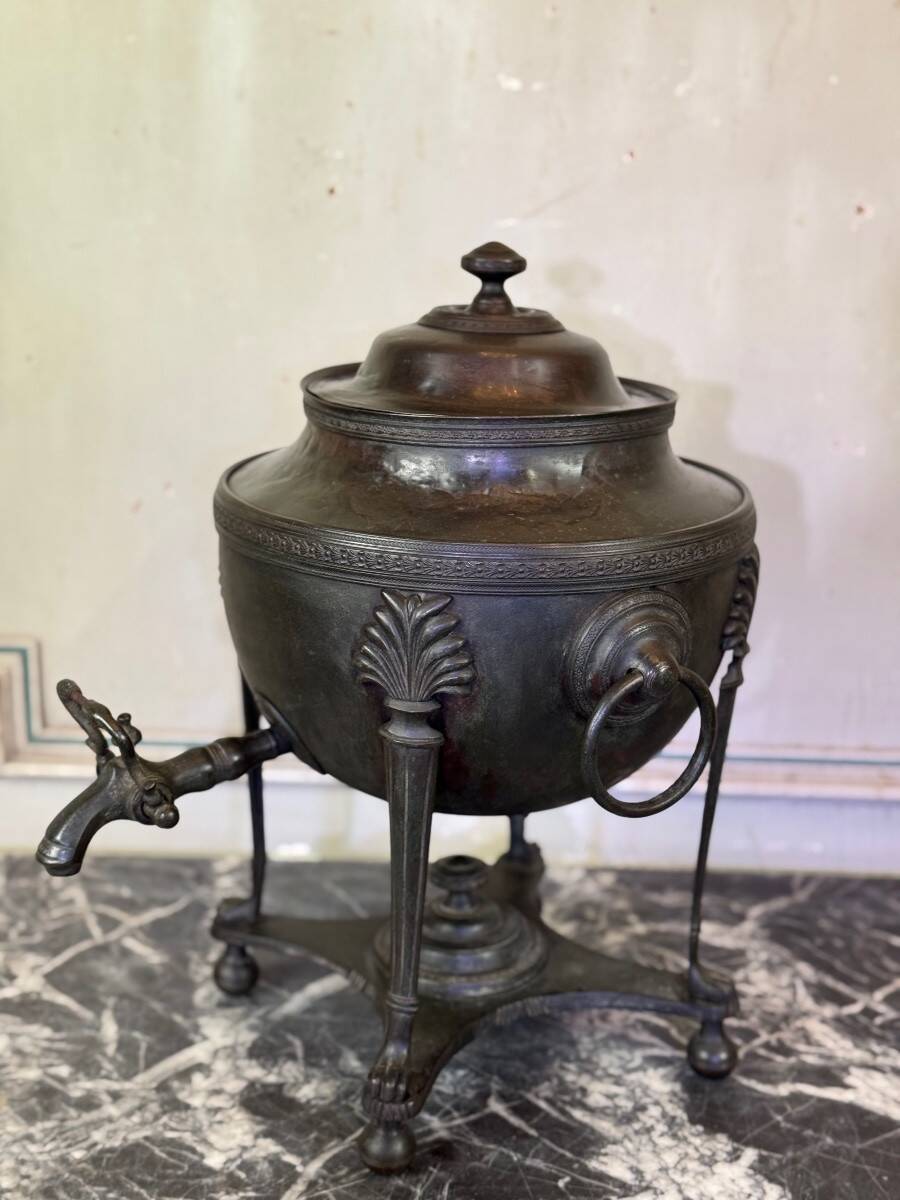 Samovar en bronze néo-classique, Italie, XIXème siècle | Selency