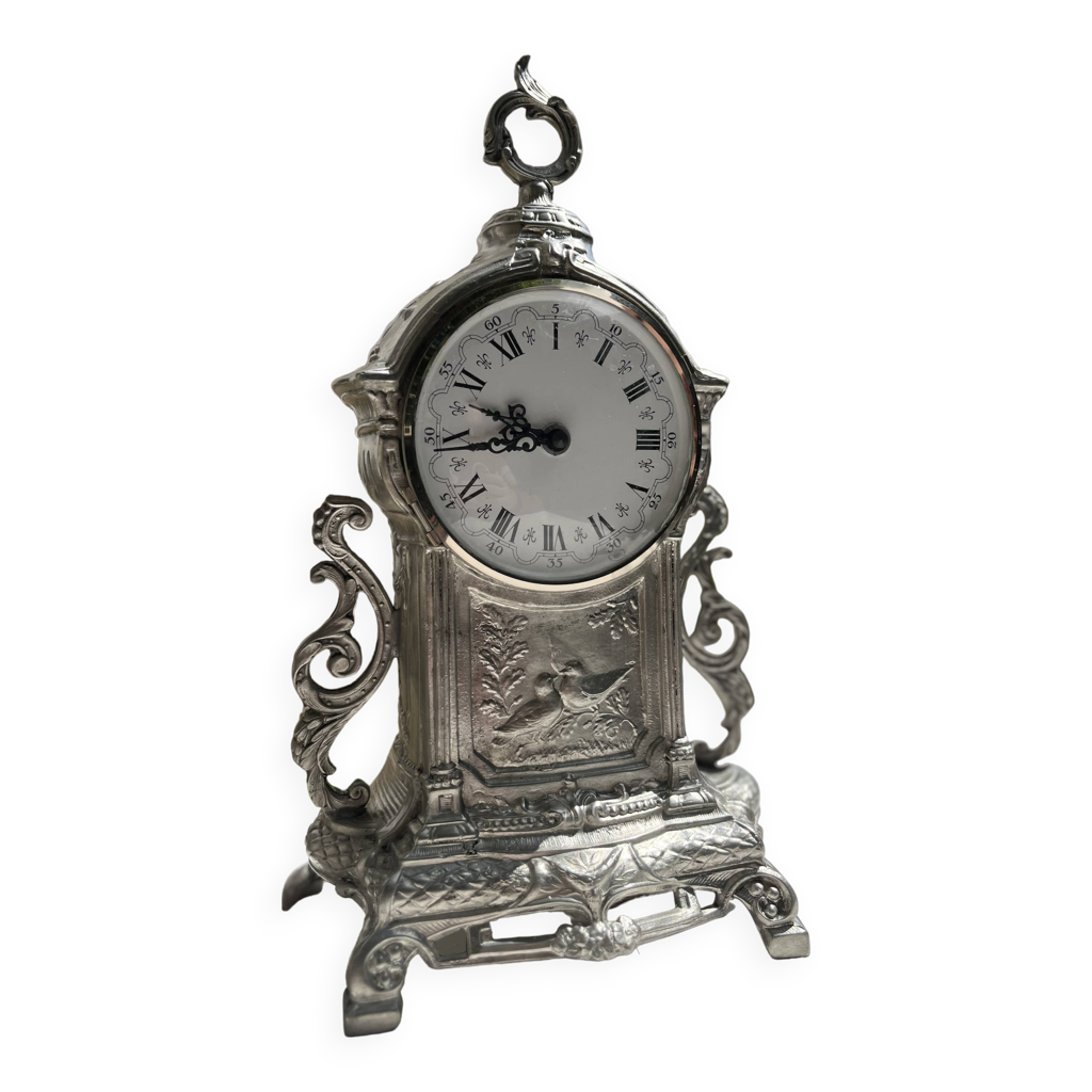 Pewter table/buffet clock | Selency