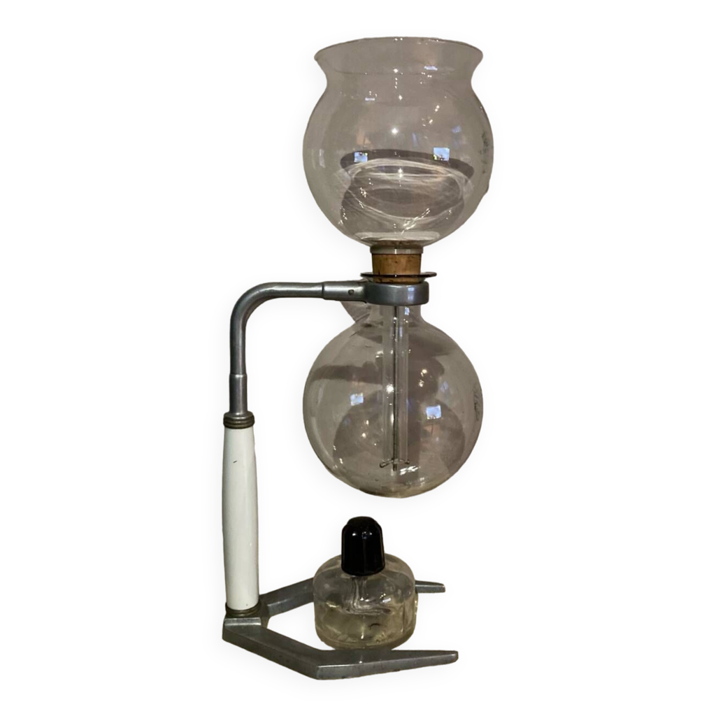 Hellem coffee maker 1960s/70s double tanks in Pyrex glasses 6 cups ...