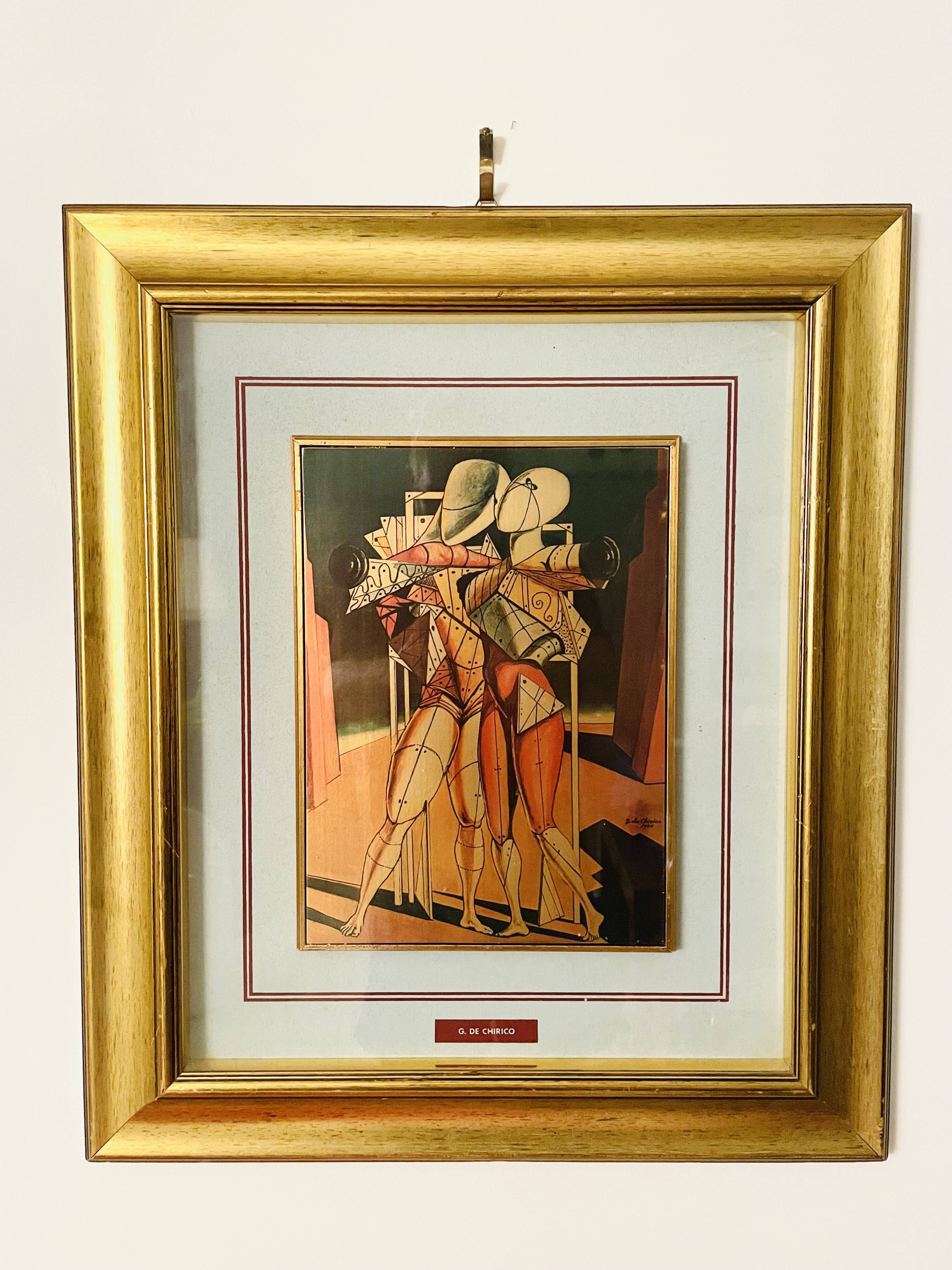 Hommage à Giorgio De Chirico Ettore et Andromaca sont une huile sur ...