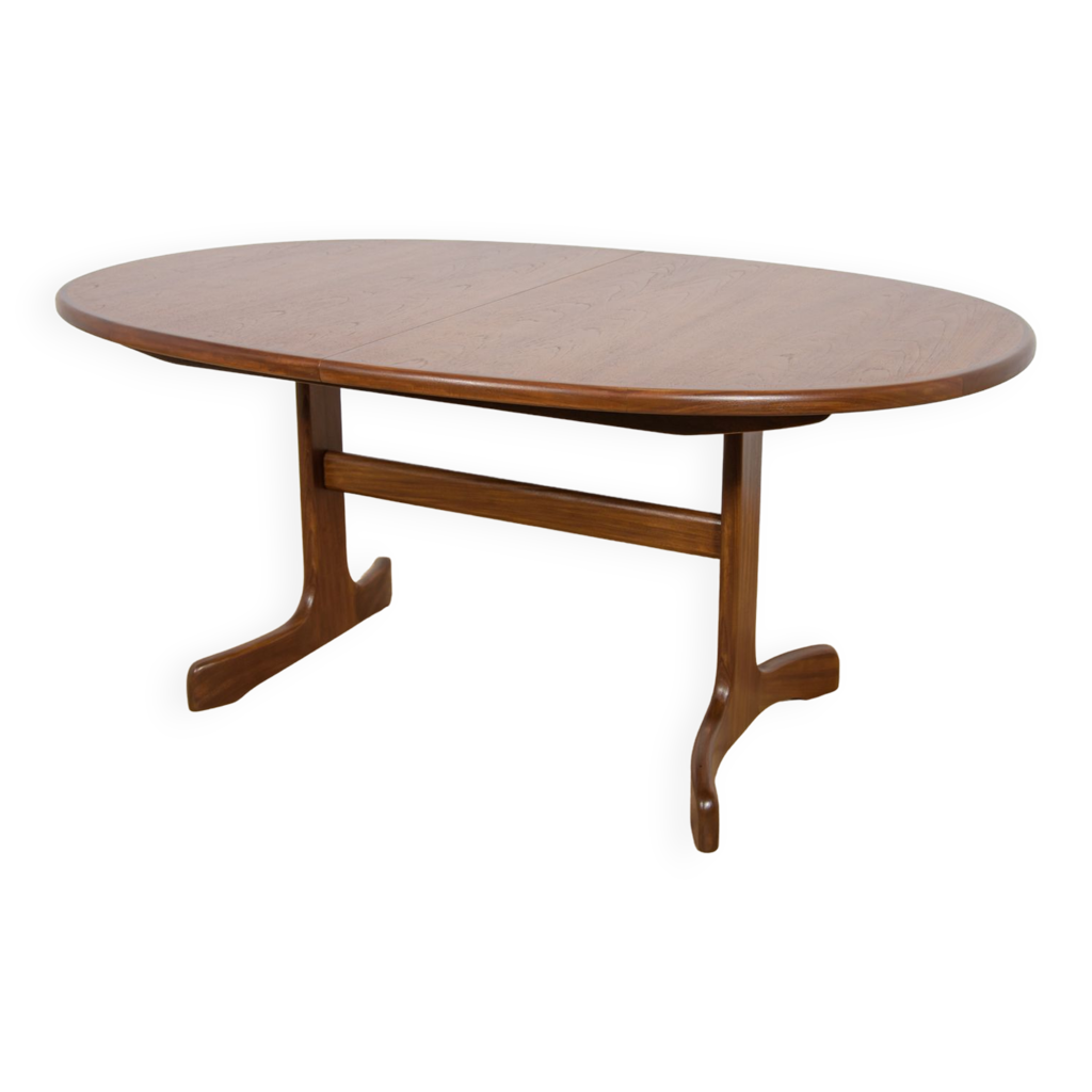 Table à manger ovale du milieu du siècle en teck de G-Plan, années 1960 ...