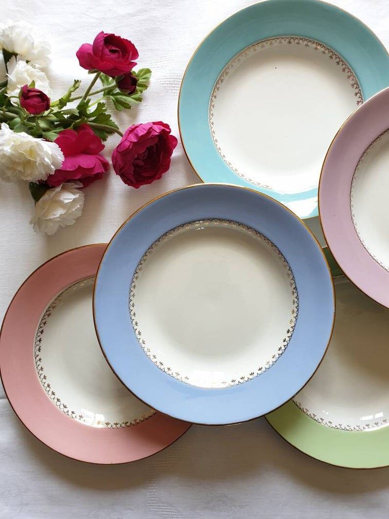 Old hollow plate X1 graphic model of the French factory of Saint Amand ...