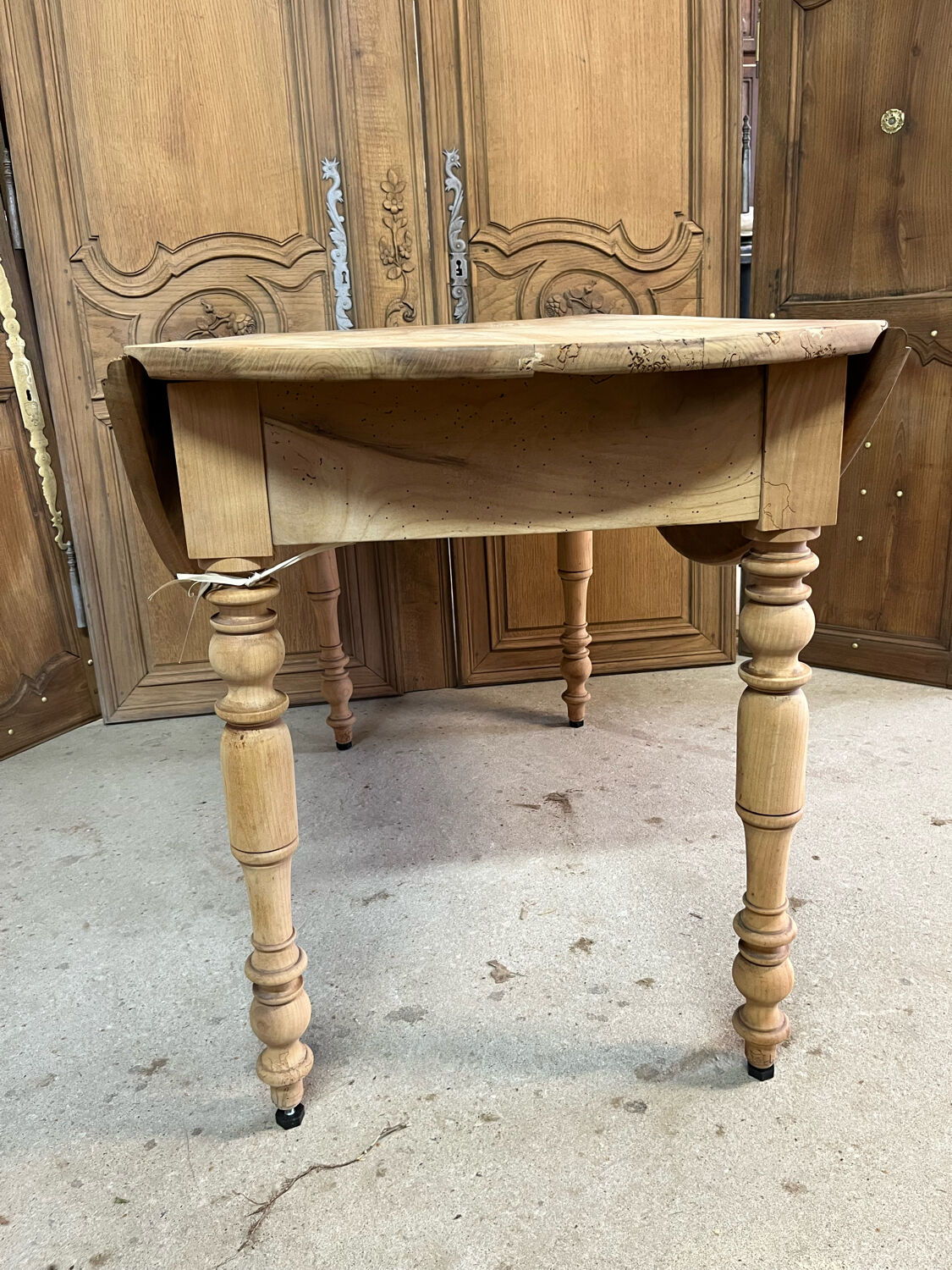 Table ronde rebord rabattable | Selency