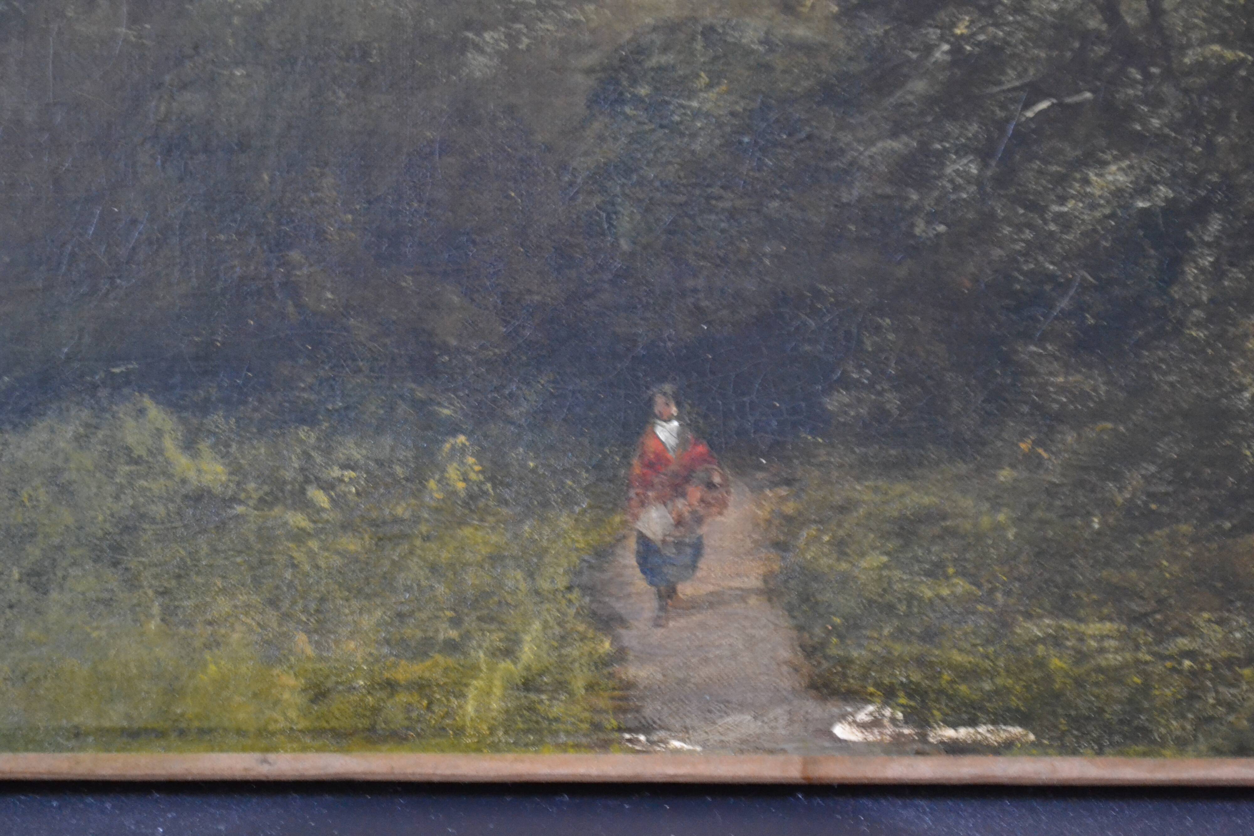 James Peel ( 1811-1906 ) Extensive view of Durham from Shincliffe Hill ...