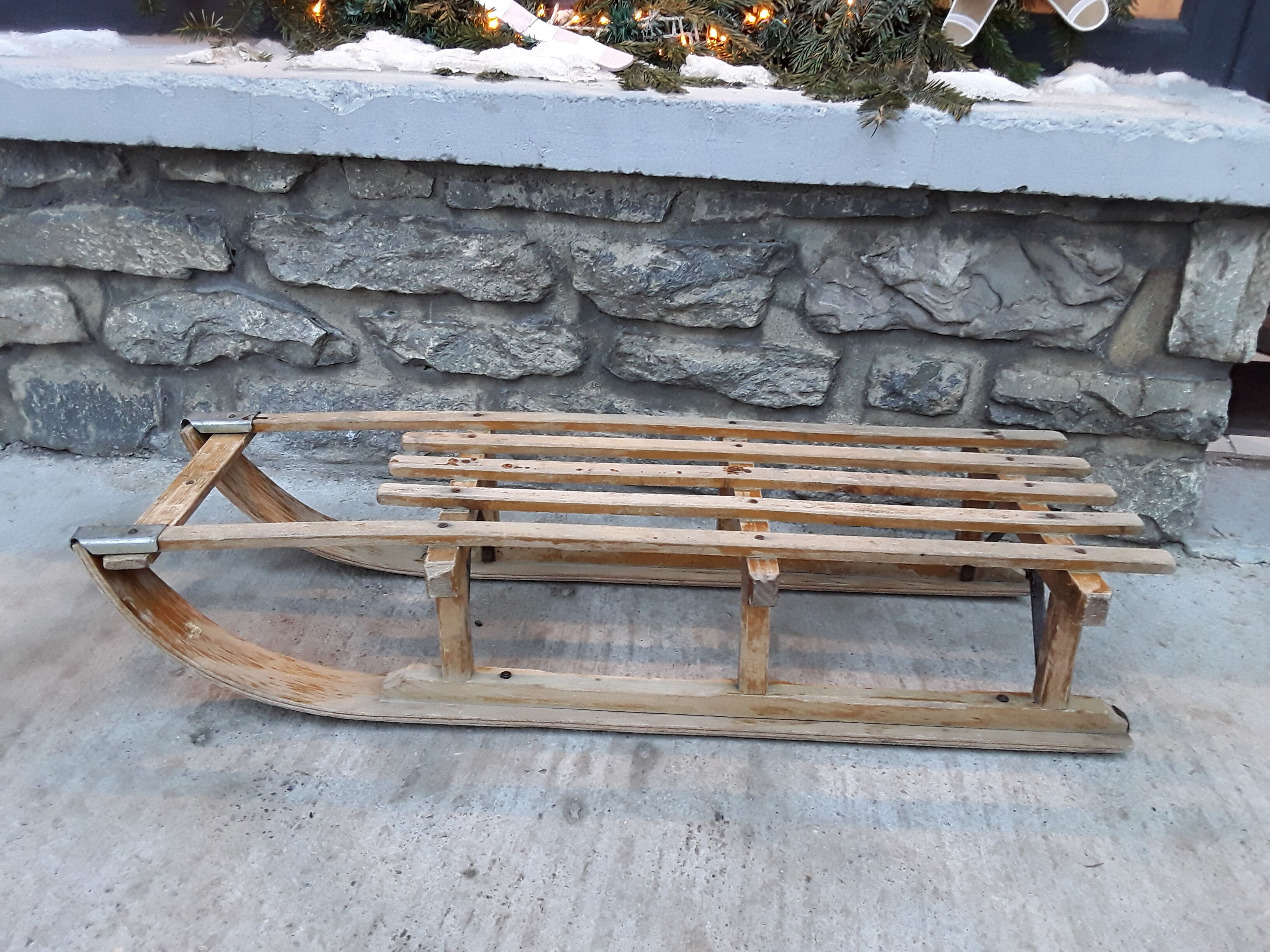 Luge en bois | Selency