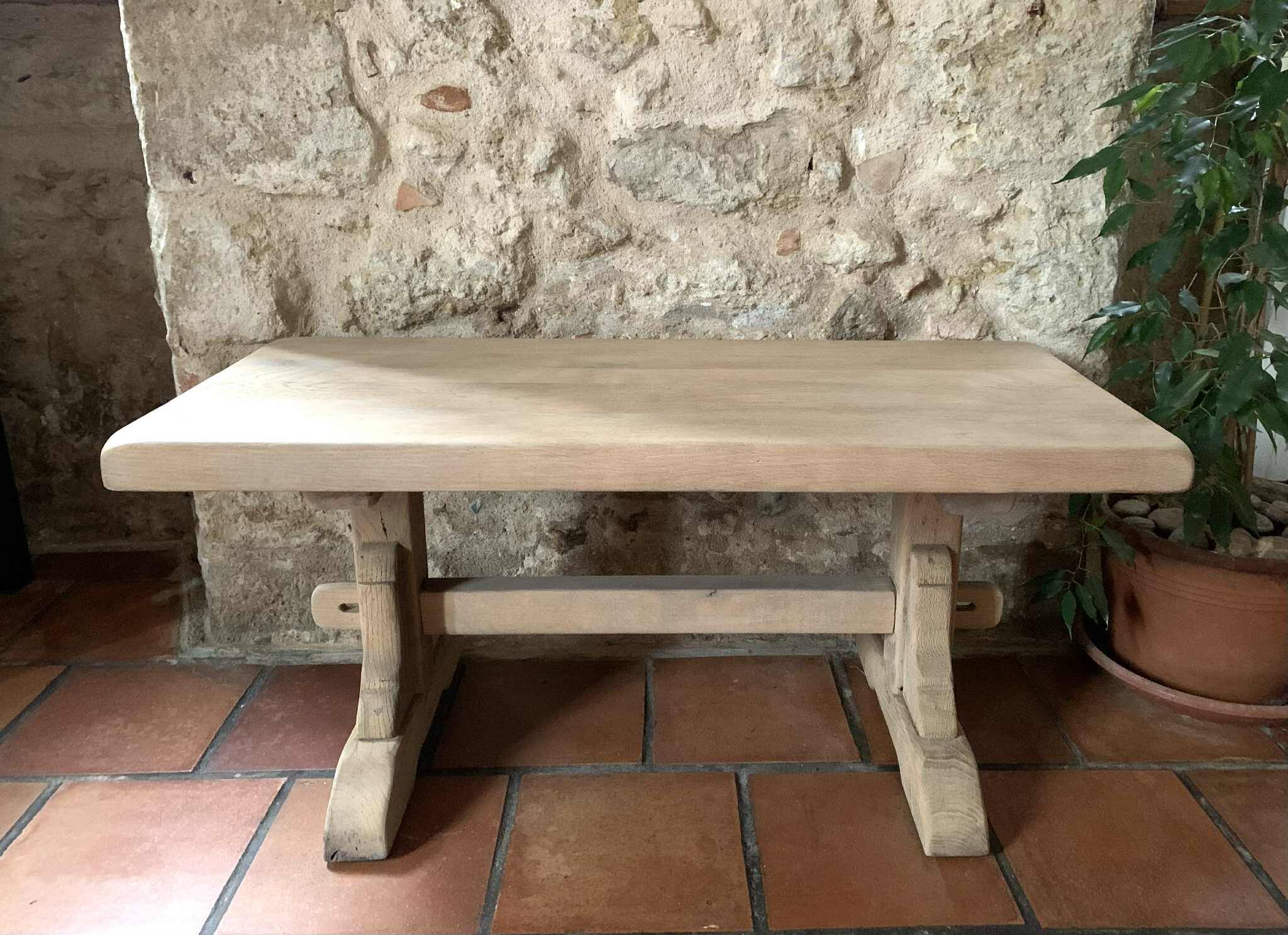 Table basse monastère en chêne massif | Selency