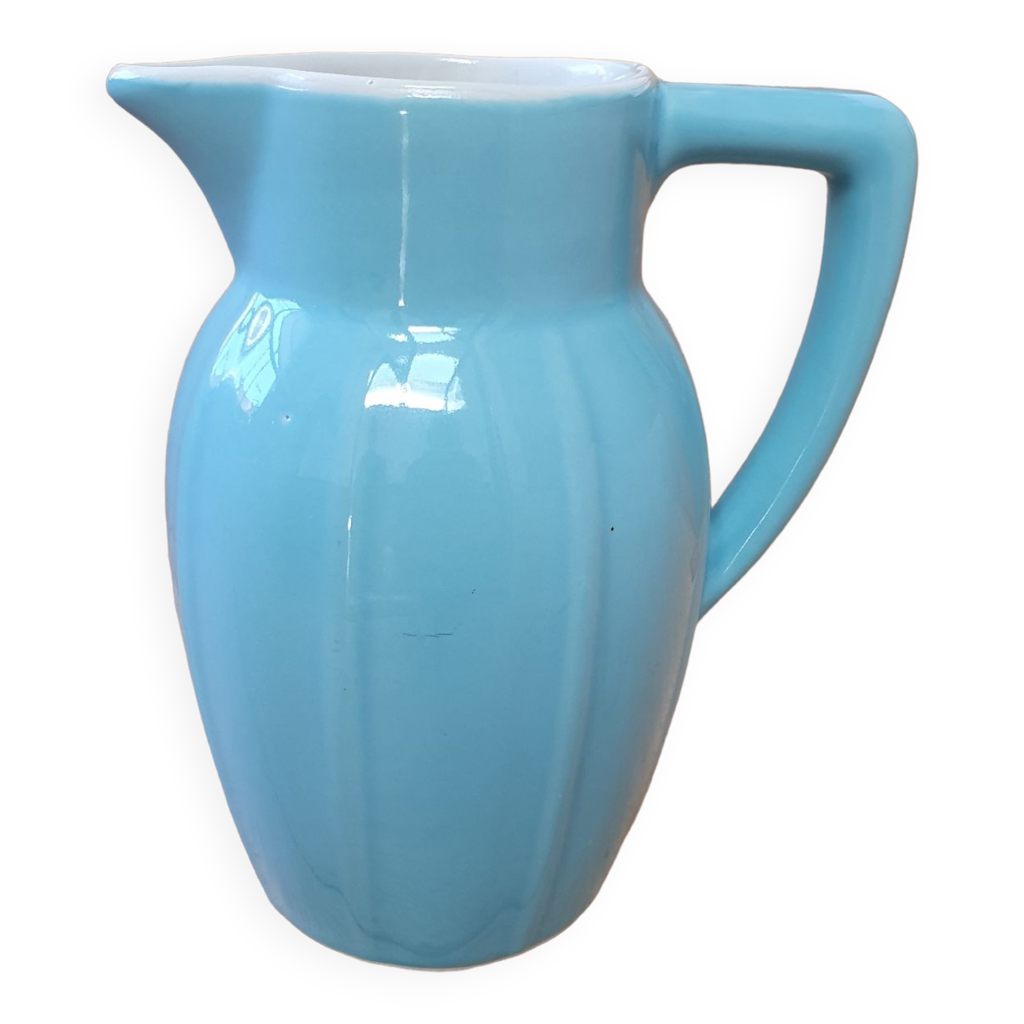 Pichet bleu en céramique | Selency