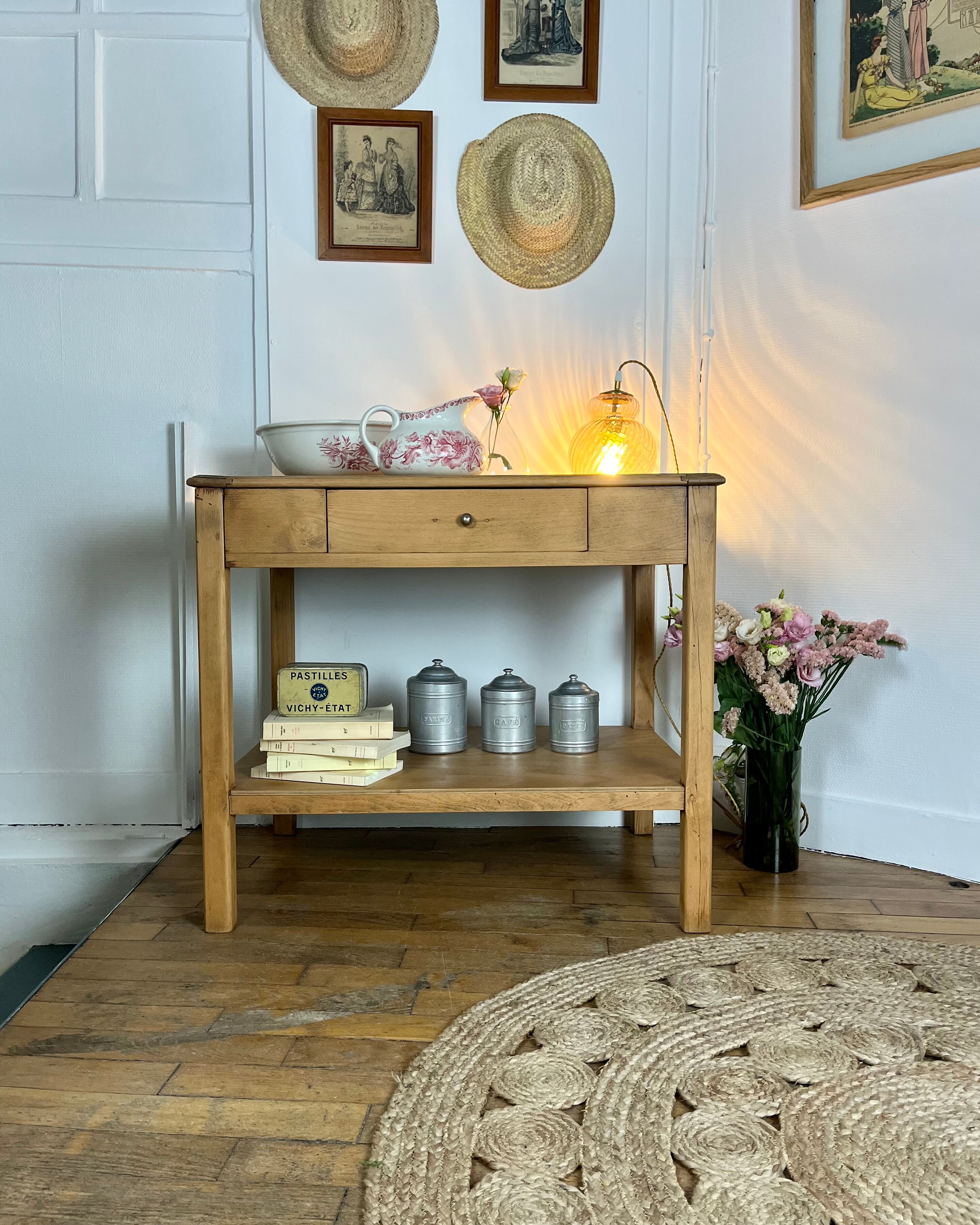 Console ancienne en bois | Selency