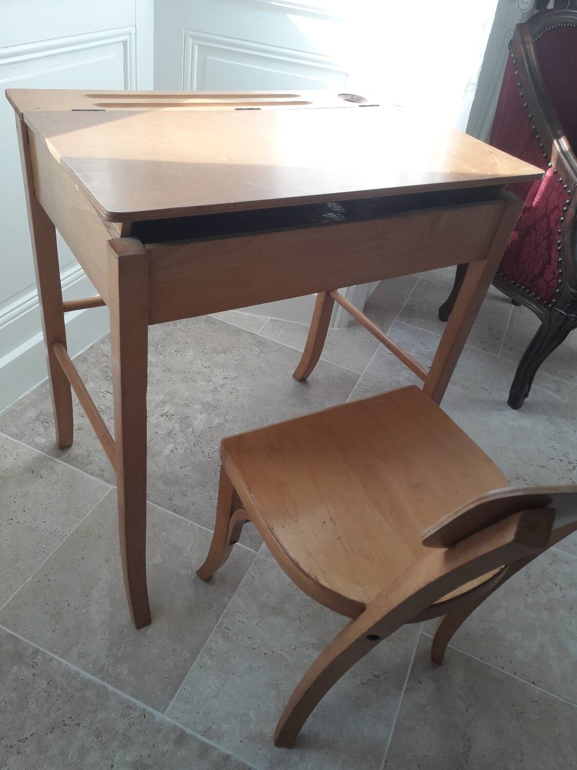 Bureau et chaise enfant Baumann | Selency