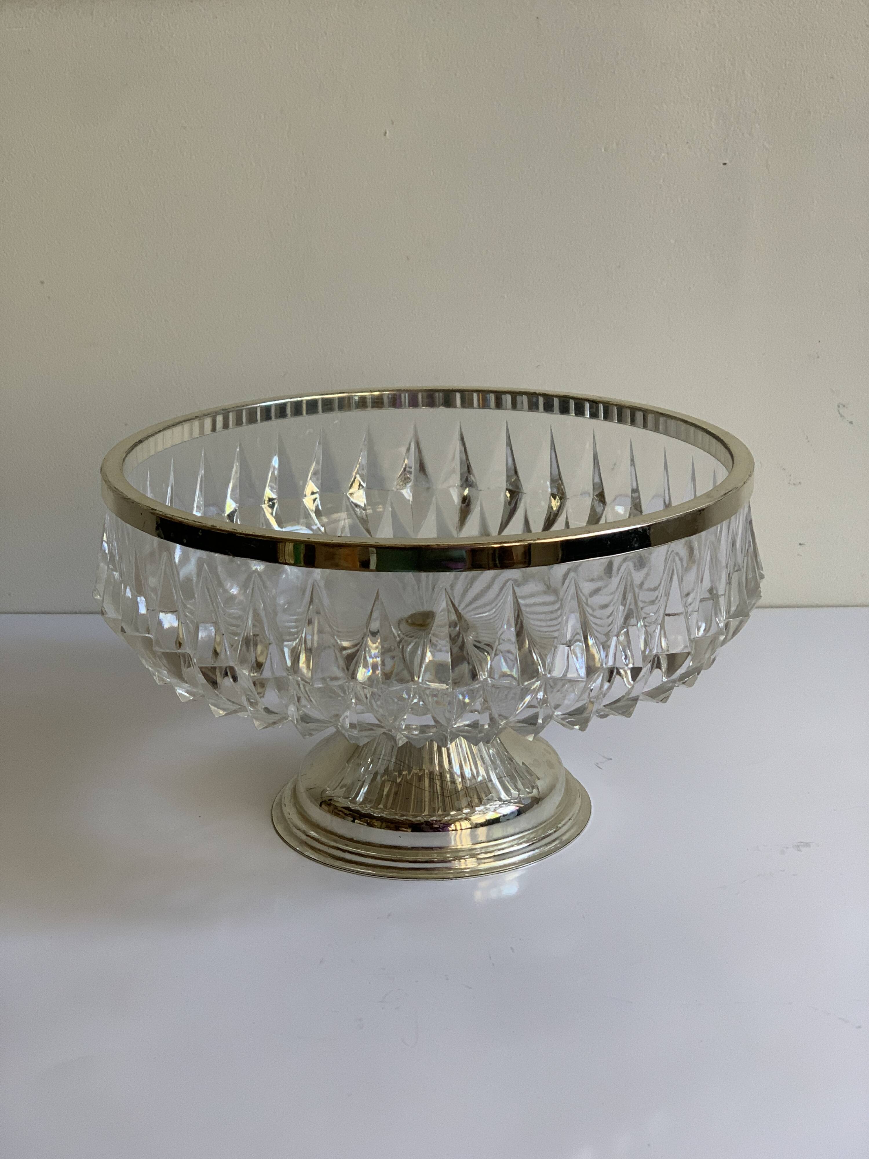 Coupe cristal et argent | Selency
