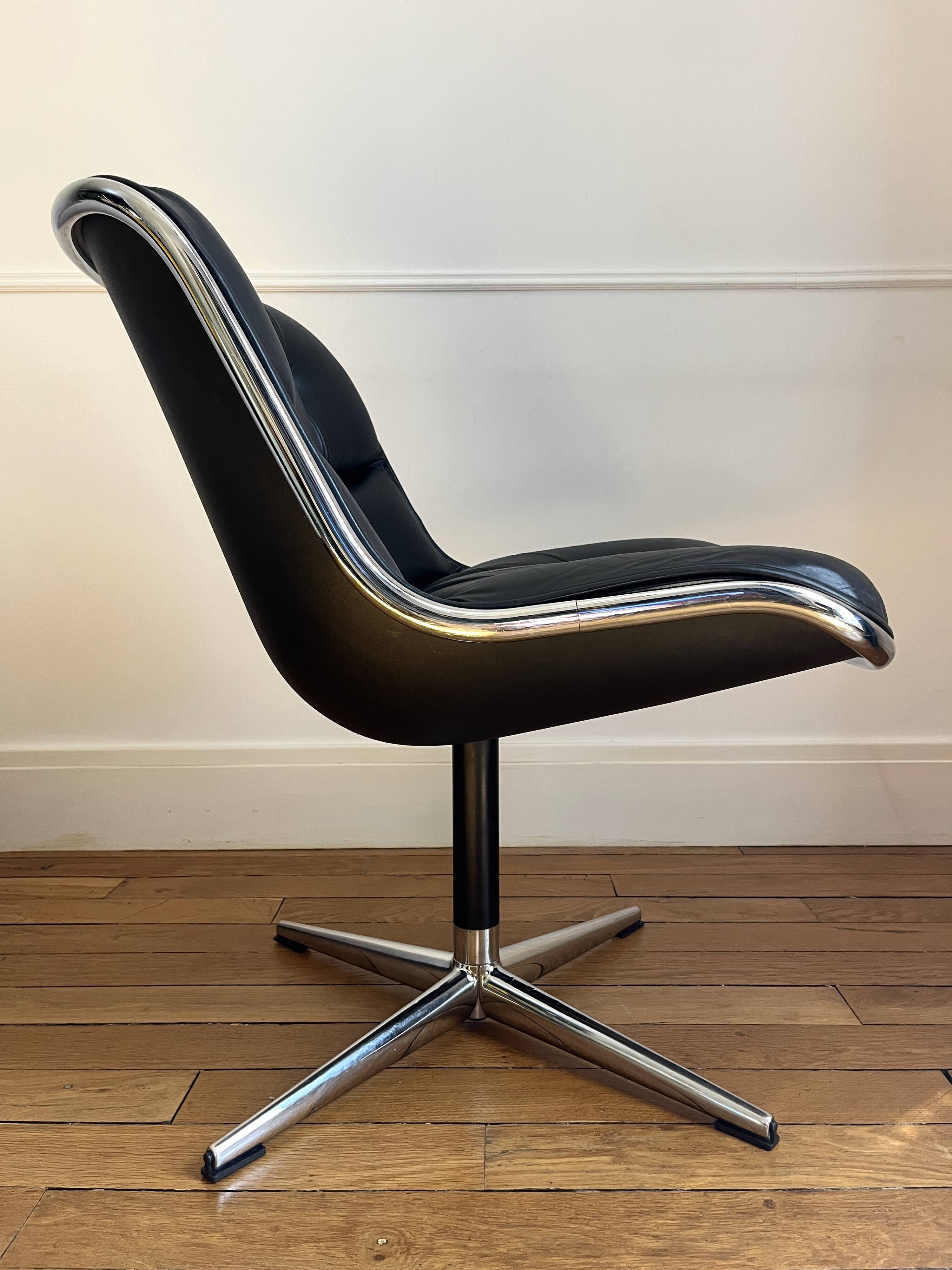 Fauteuil Executive par Charles Pollock, Knoll, 1965 (1ère édition ...