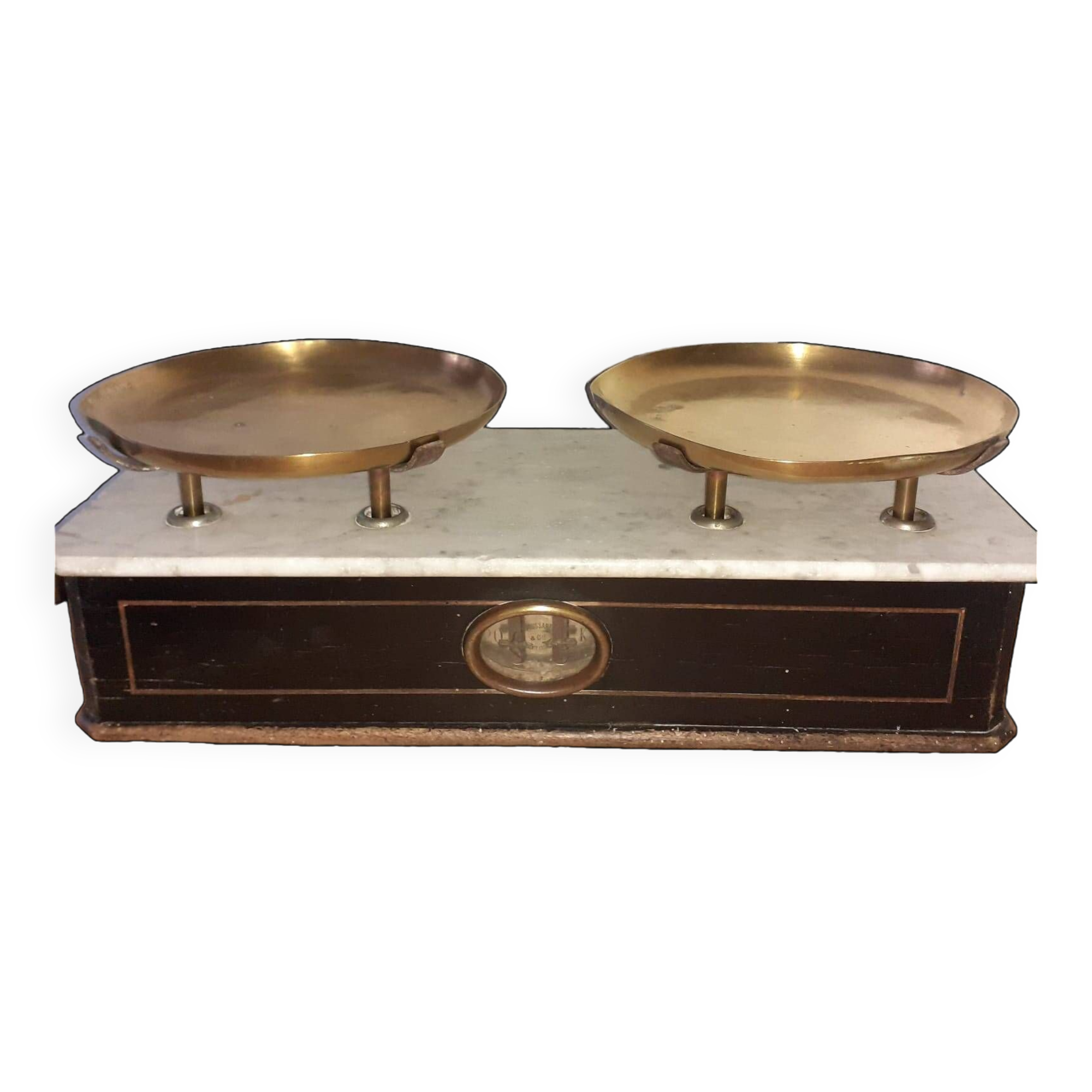 Balance ancienne a plateaux napoleon iii | Selency