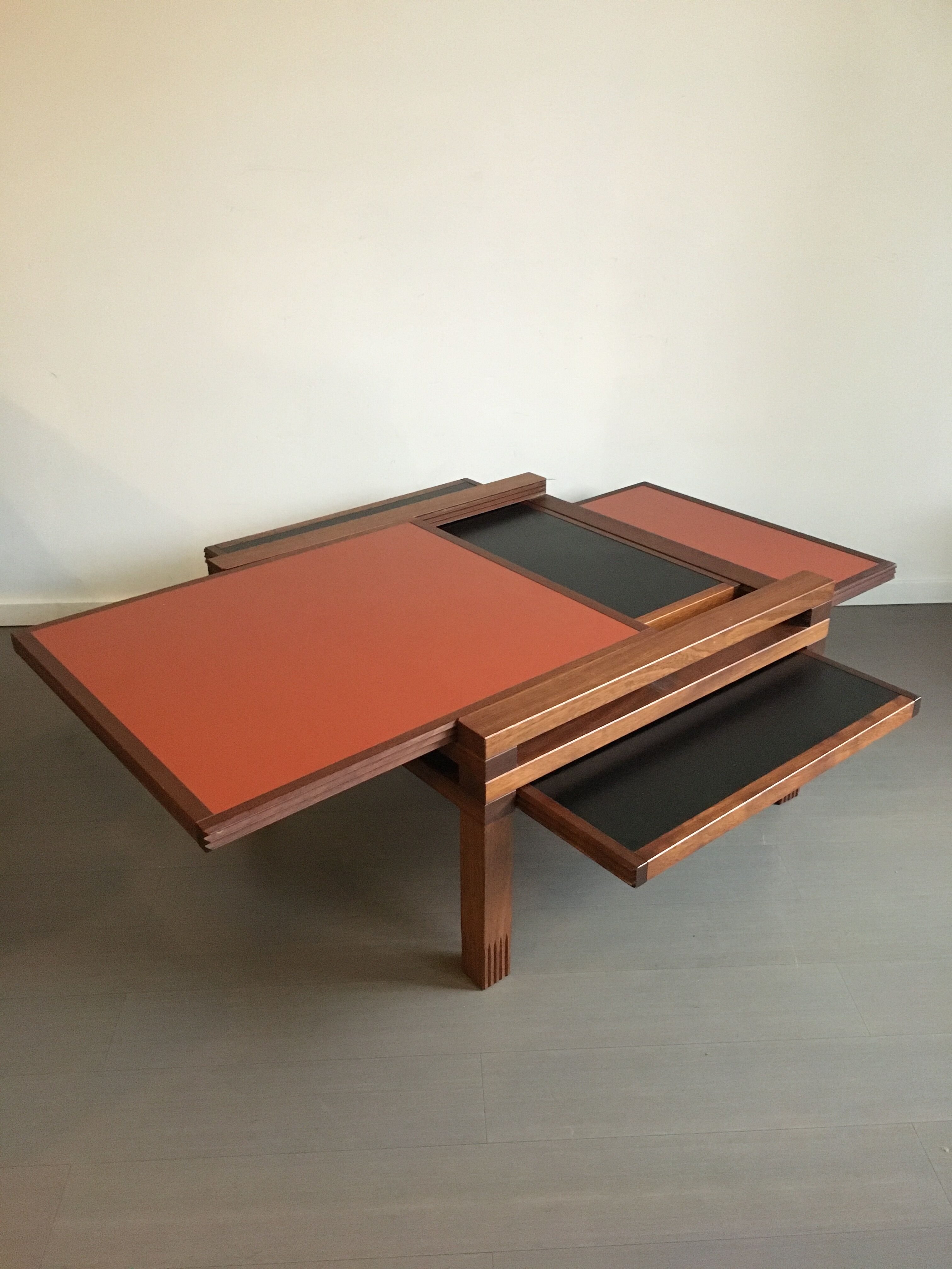 Table basse 'hexa' de bernard vuarnesson pour bellato 1980 | Selency