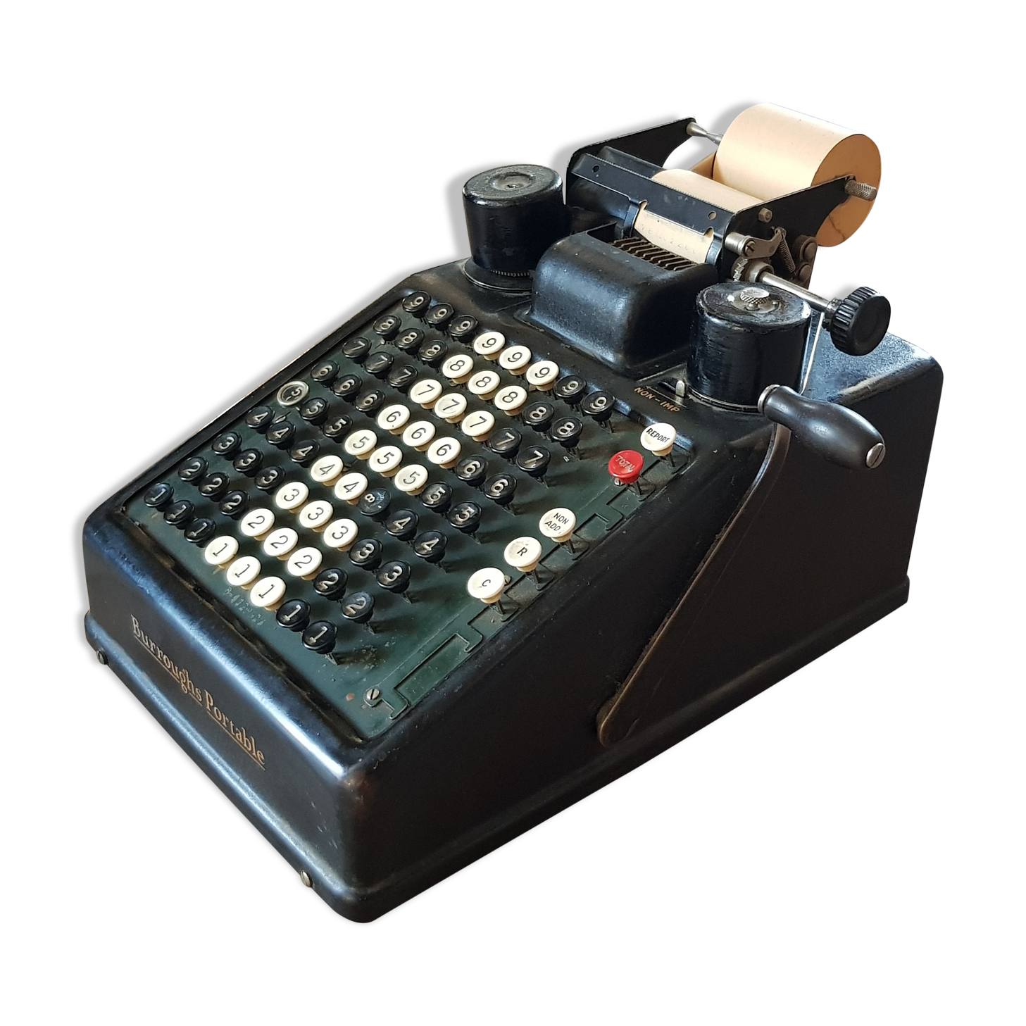 Machine à calculer burroughs années 1925 | Selency