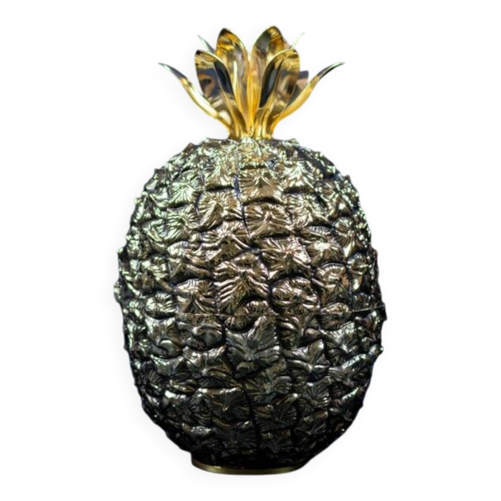 Seau à glace en forme d'ananas par Michel DARTOIS Paris | Selency
