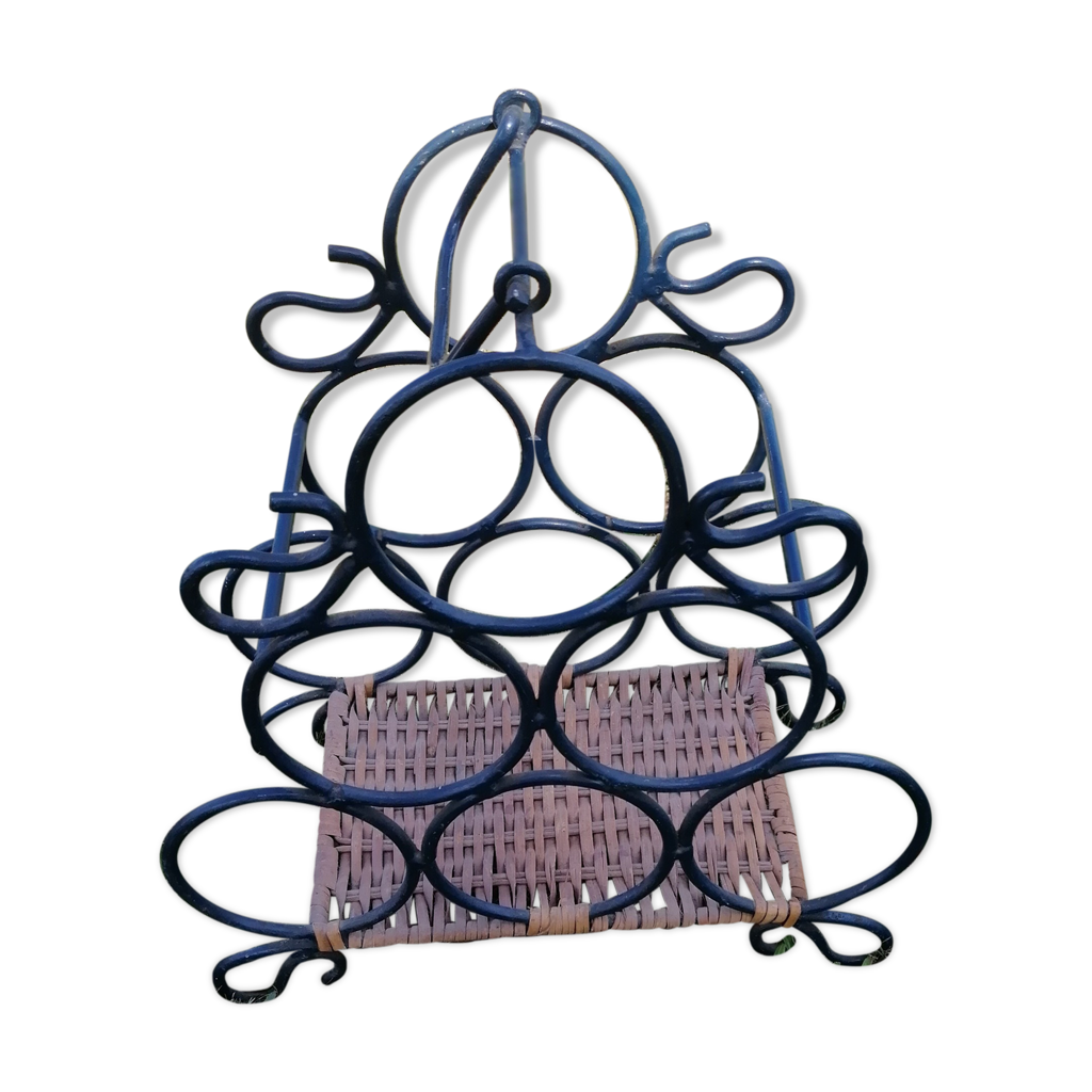 Range bouteilles en fer forge | Selency