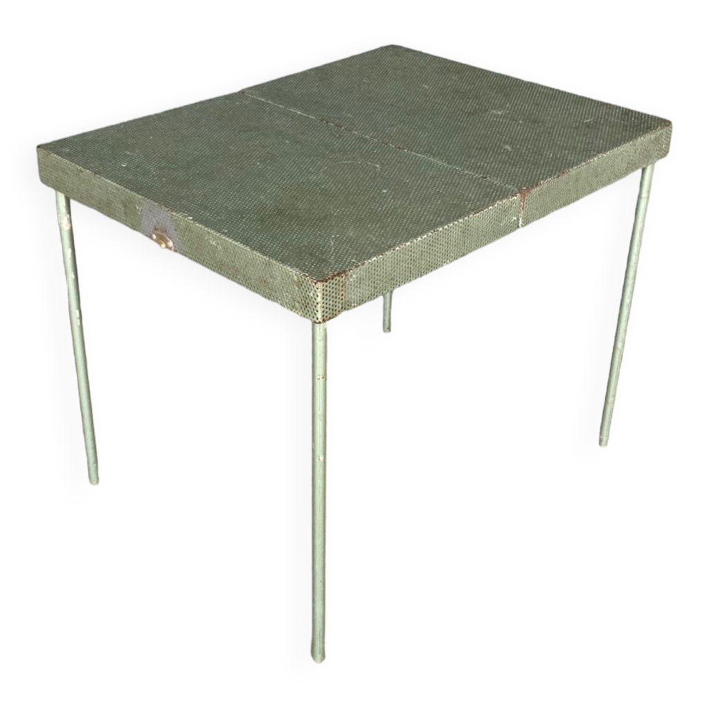 Table ou console en métal perforé | Selency