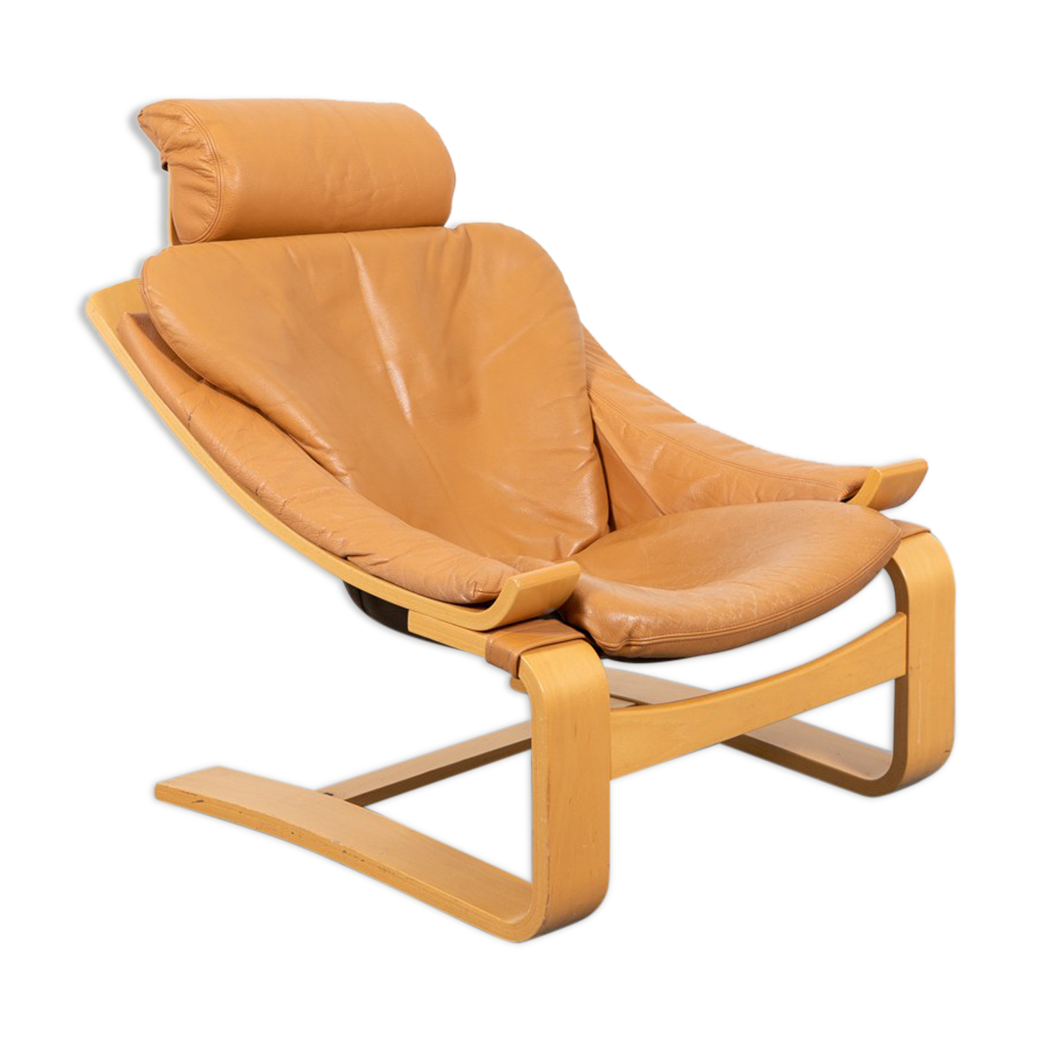 Fauteuil vintage Ake Fribyter modèle 'Kroken' par Nelo | Selency