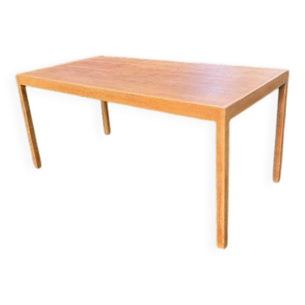 Table ou bureau en chêne - Danemark années 70/80 | Selency