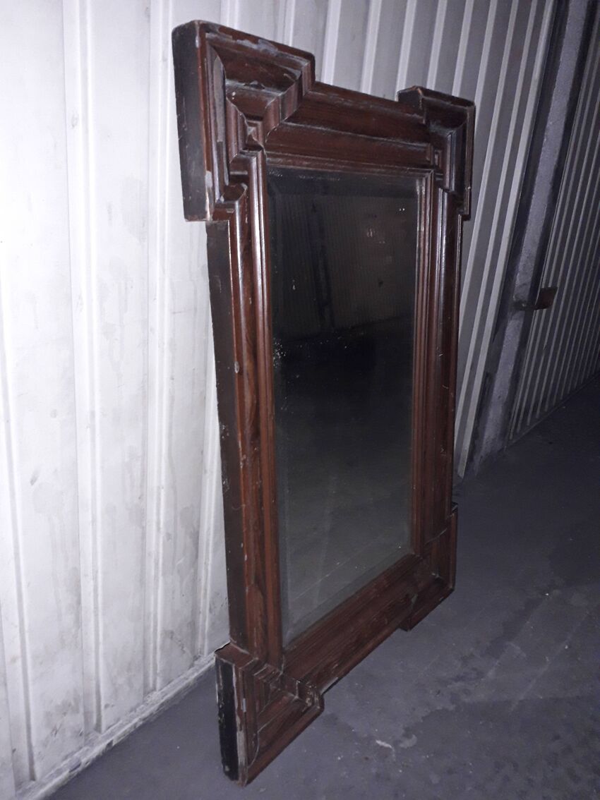 Miroir dans un cadre en bois 53x78cm | Selency Miroir dans un cadre en bois 53x78cm | Selency