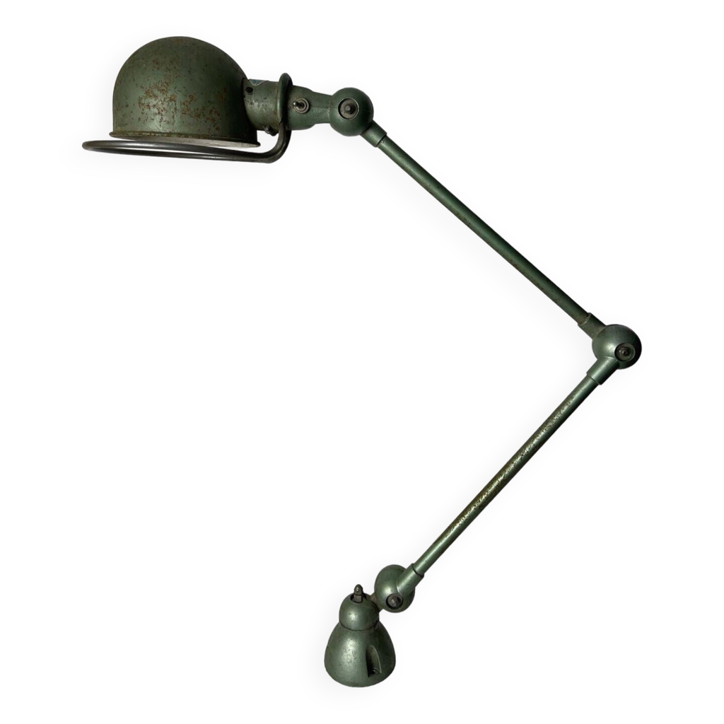 Lampe 2 bras Jielde vert vespa | Selency
