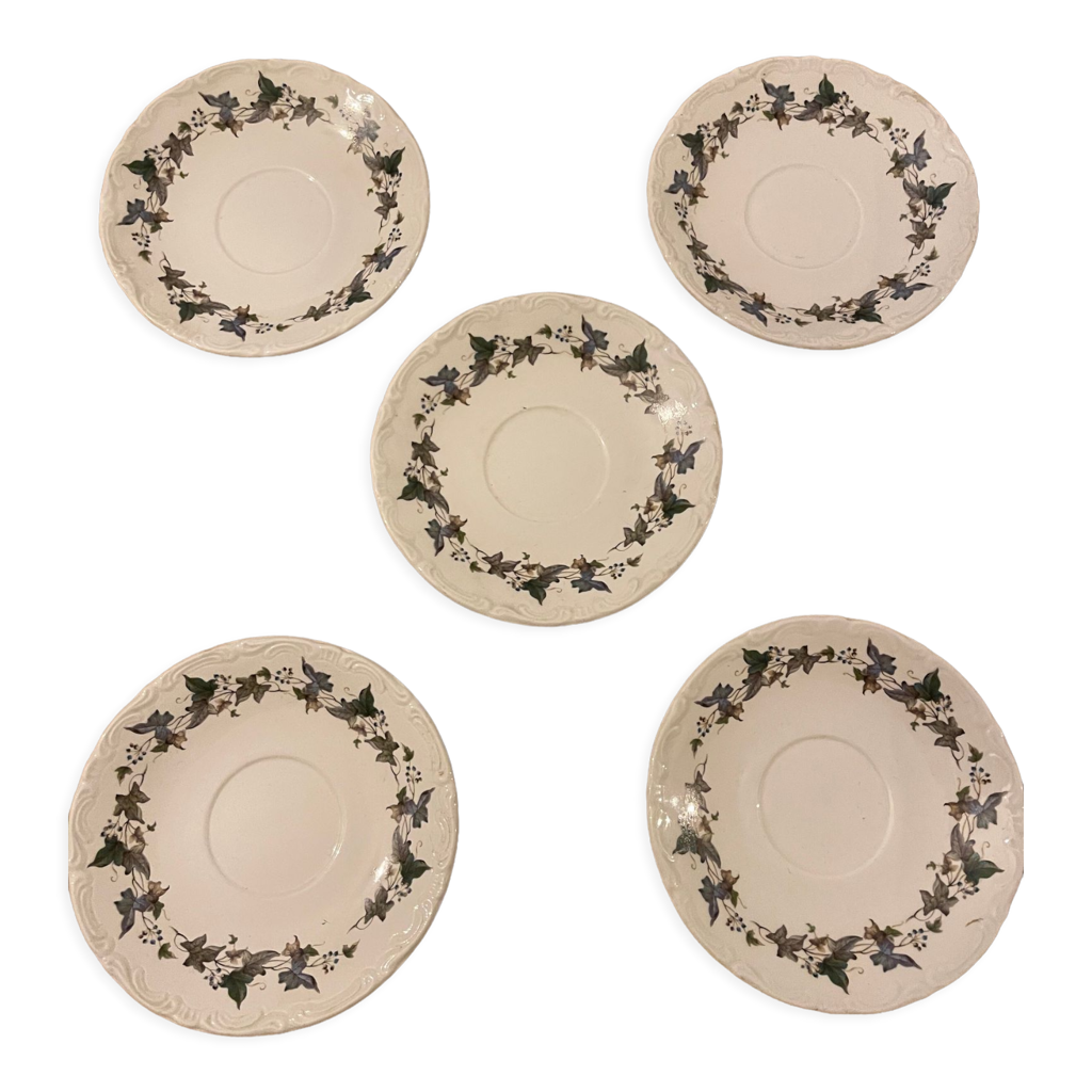 Set lot of old Spanish plates royal china vigo Spain vintage | Selency