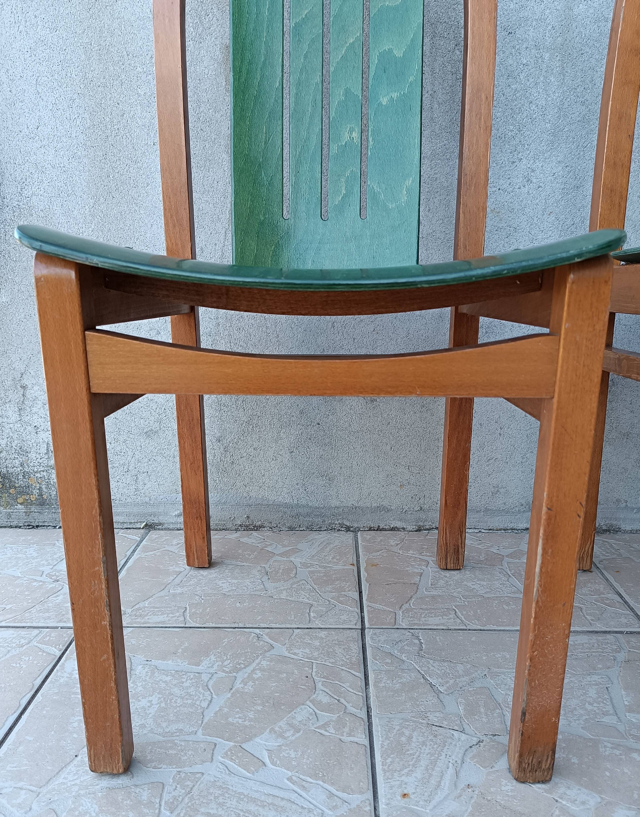 Suite de 4 chaises Baumann modèle Argos | Selency