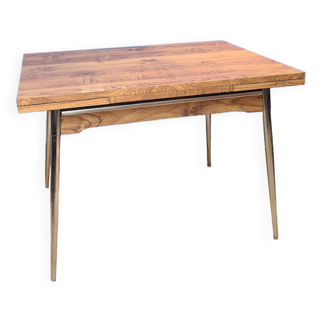 Table formica bois clair 1970 vintage | Selency