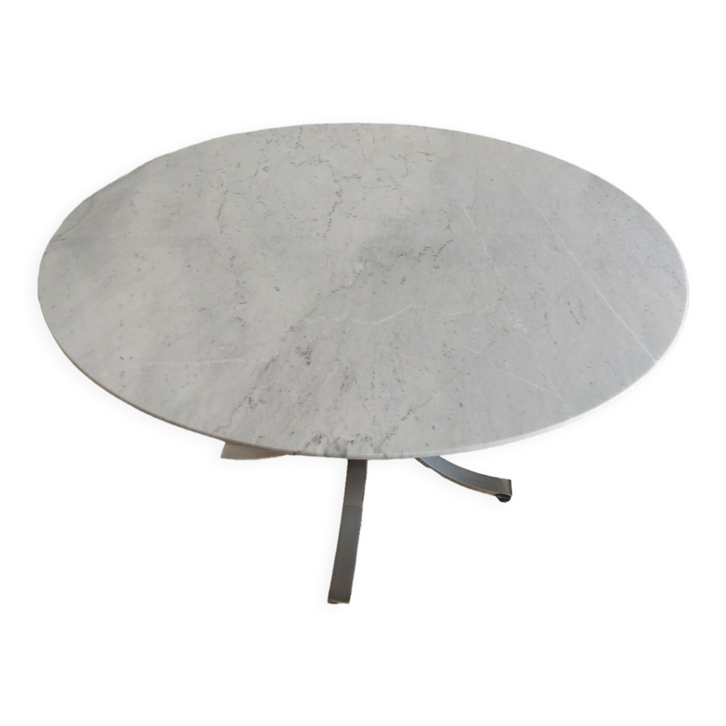 Table ronde en marbre vintage | Selency