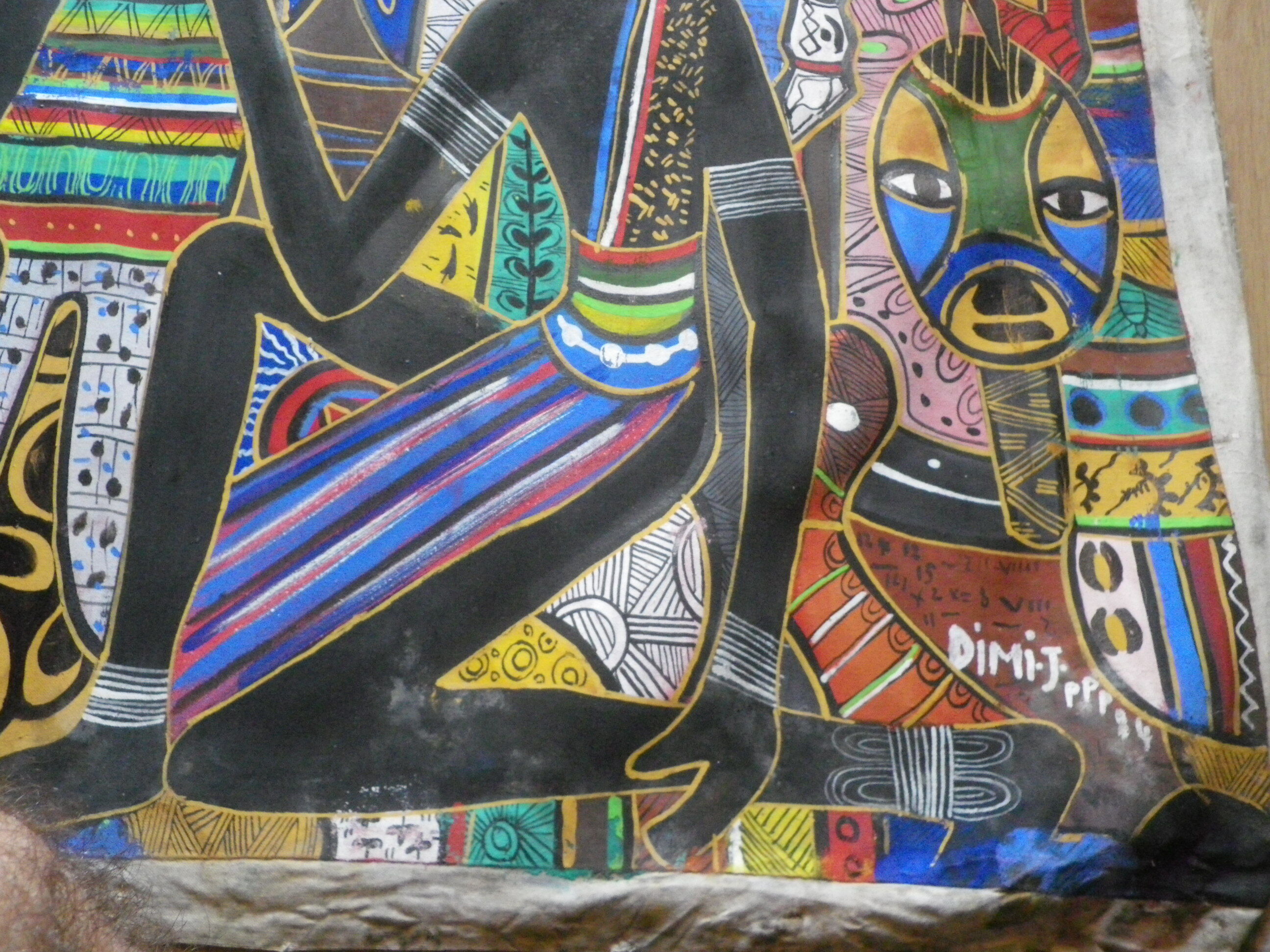 Hst joseph dimi poto poto 1984 / african painting art | Selency