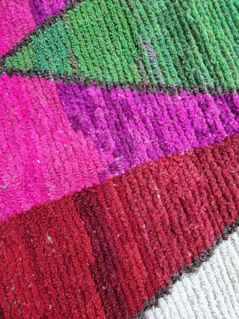 Tapis en laine pure fait main taille 150 x 250 cm | Selency