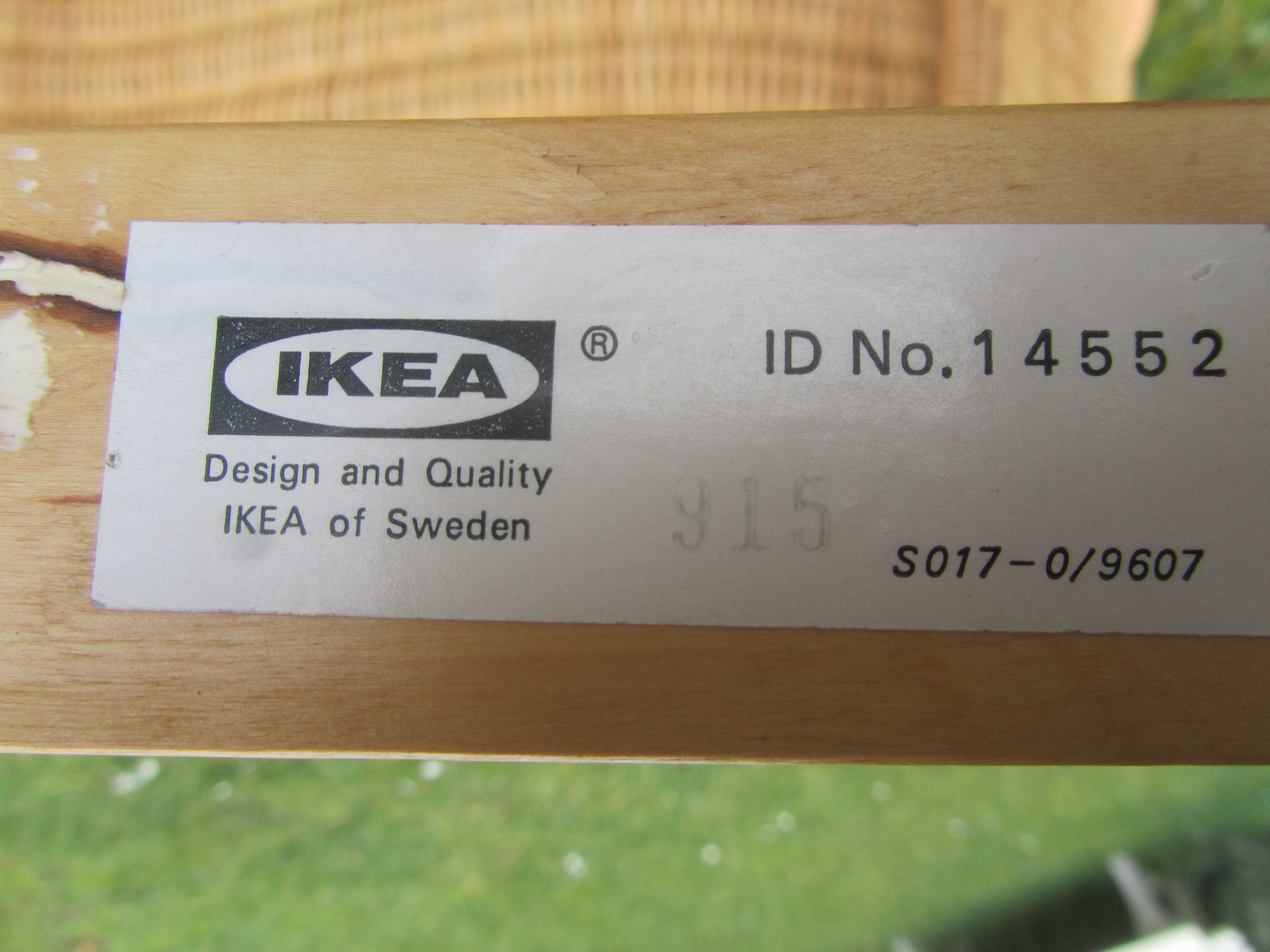 Pair of cantilever chairs in rattan Ikea, 1995 | Selency