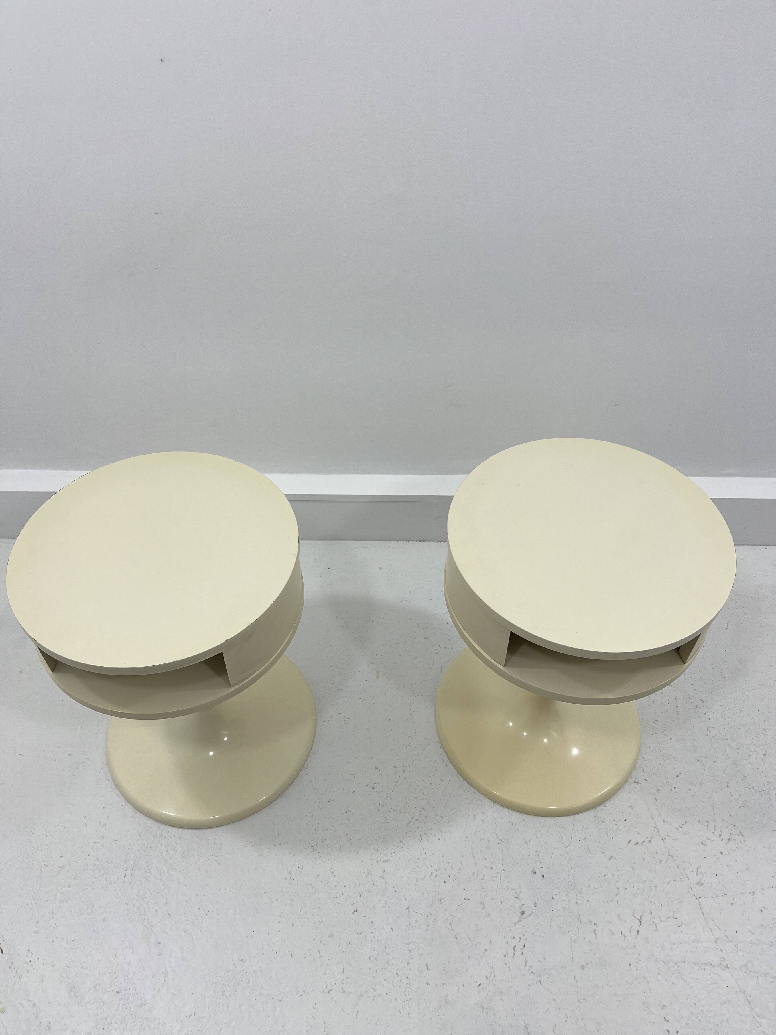 Tables d'appoint Tulipe de l'ère spatiale par Lusch Erzeugnis pour ...