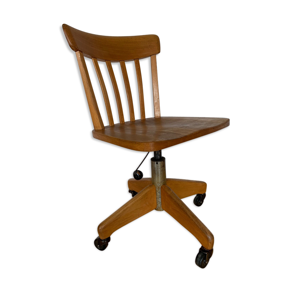 Chaise Stoll Giroflex Suisse années 1960 | Selency