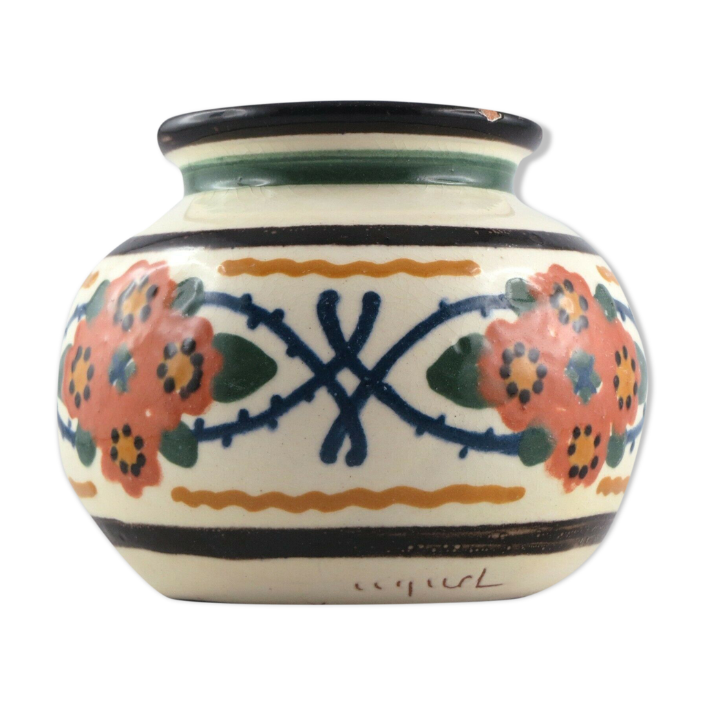 Vase céramique Paul Jacquet poterie savoie art déco | Selency
