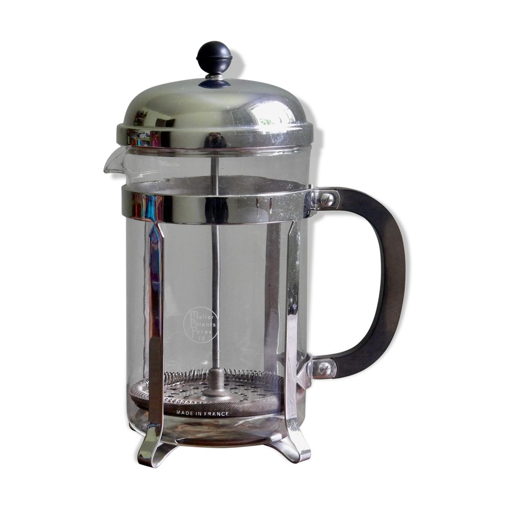 Cafetière à piston en verre pyrex 12 tasses | Selency