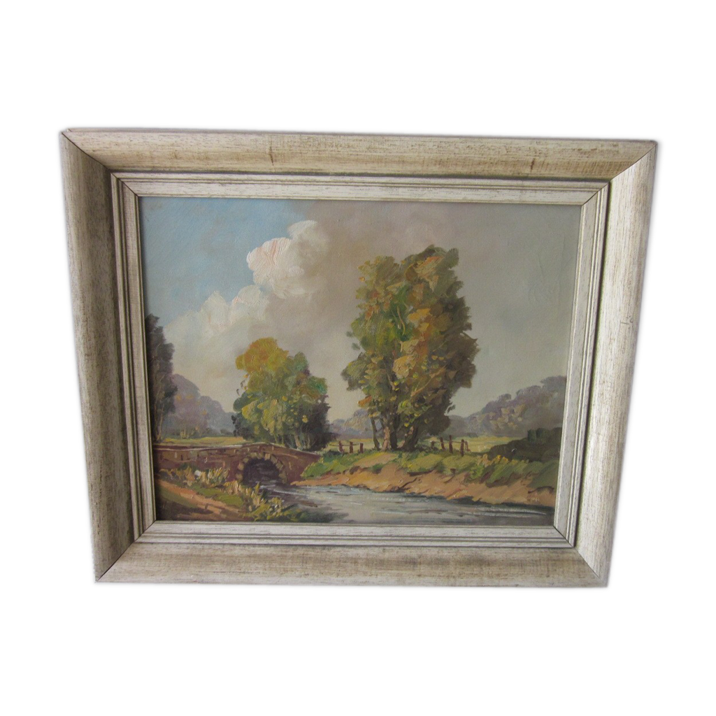 Tableau huile sur toile | Selency