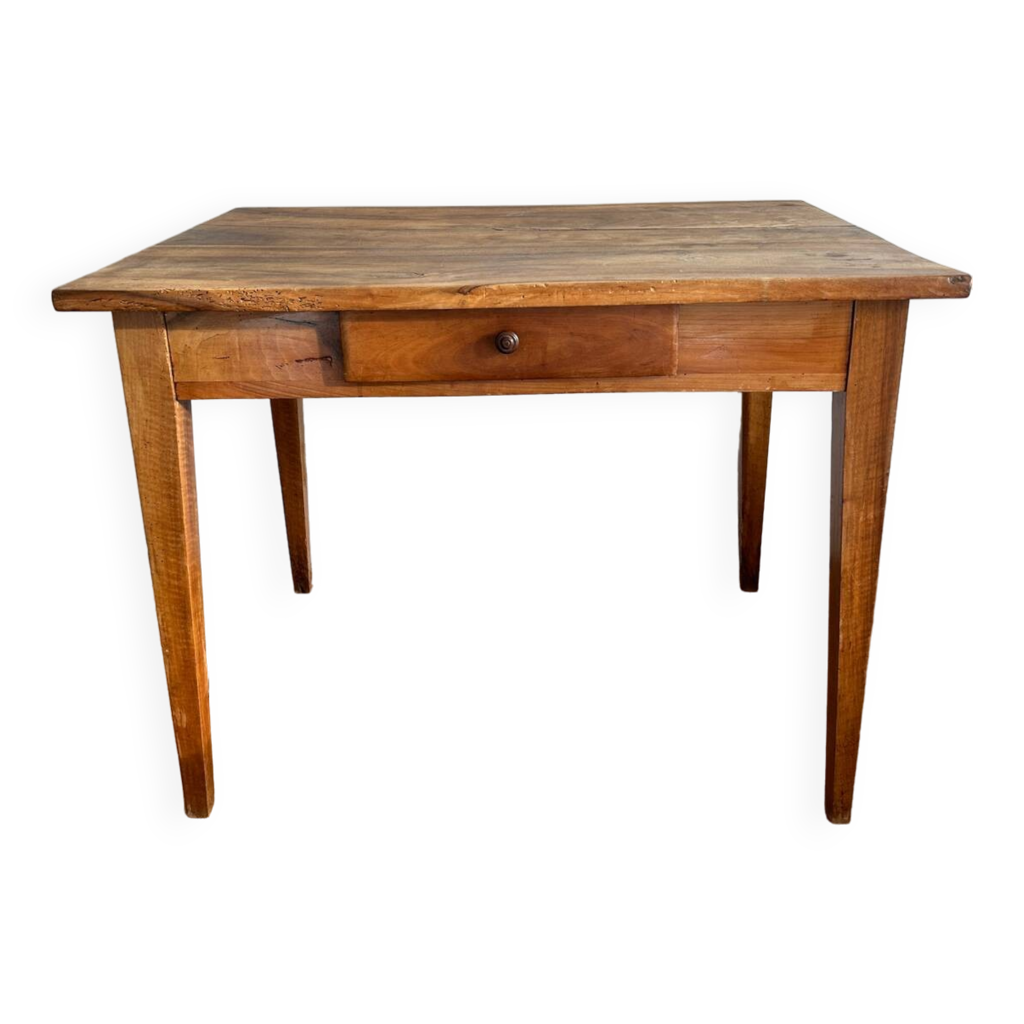 Table de ferme avec tiroir / bureau | Selency